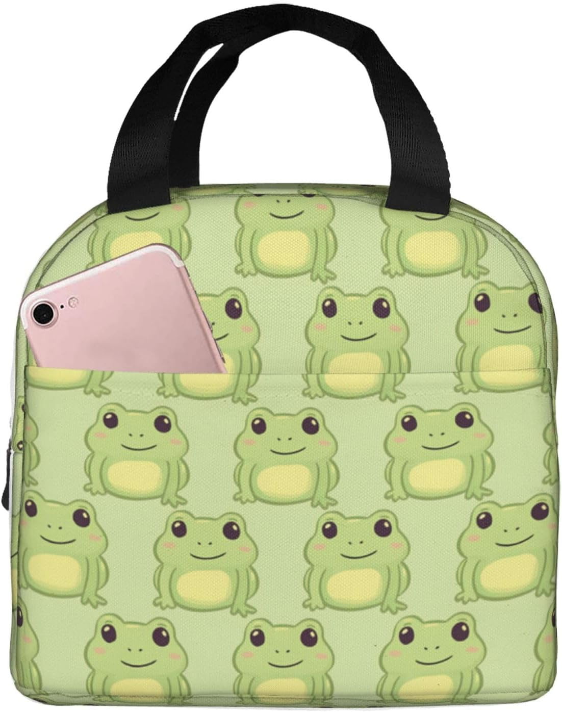 Hyang Smiling Squatting Frog Insulated Lunch Bag - Chic & Practical ...