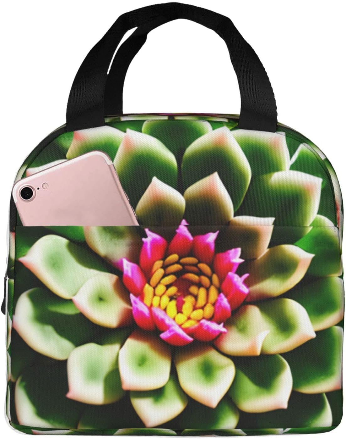 Hyang Work Lunch Box,Beautiful Purple Butterfly Travel Lunch Bag for ...