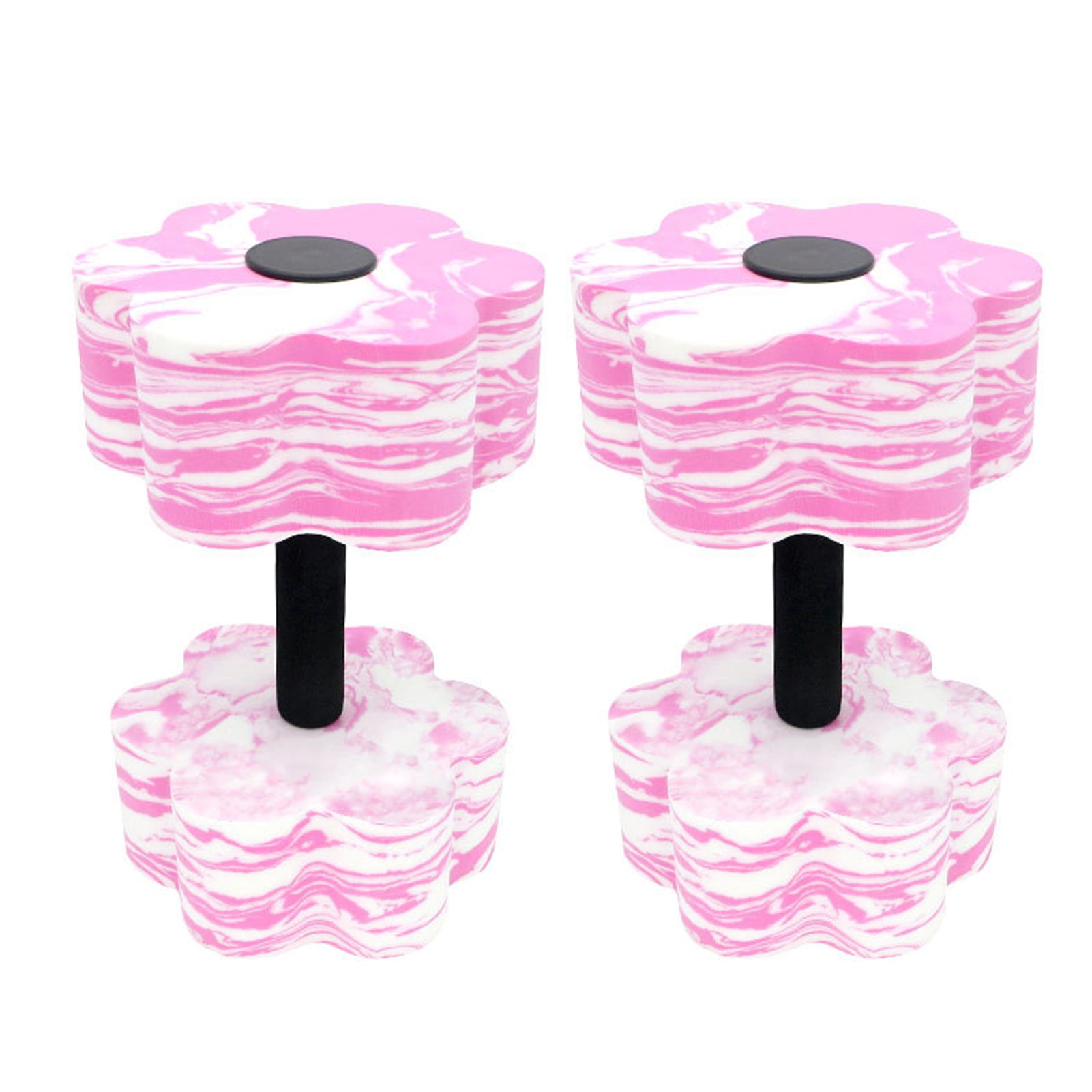 Hyasfey 1/2Pcs Water Aerobic Dumbbells Set High-Density EVA Foam ...