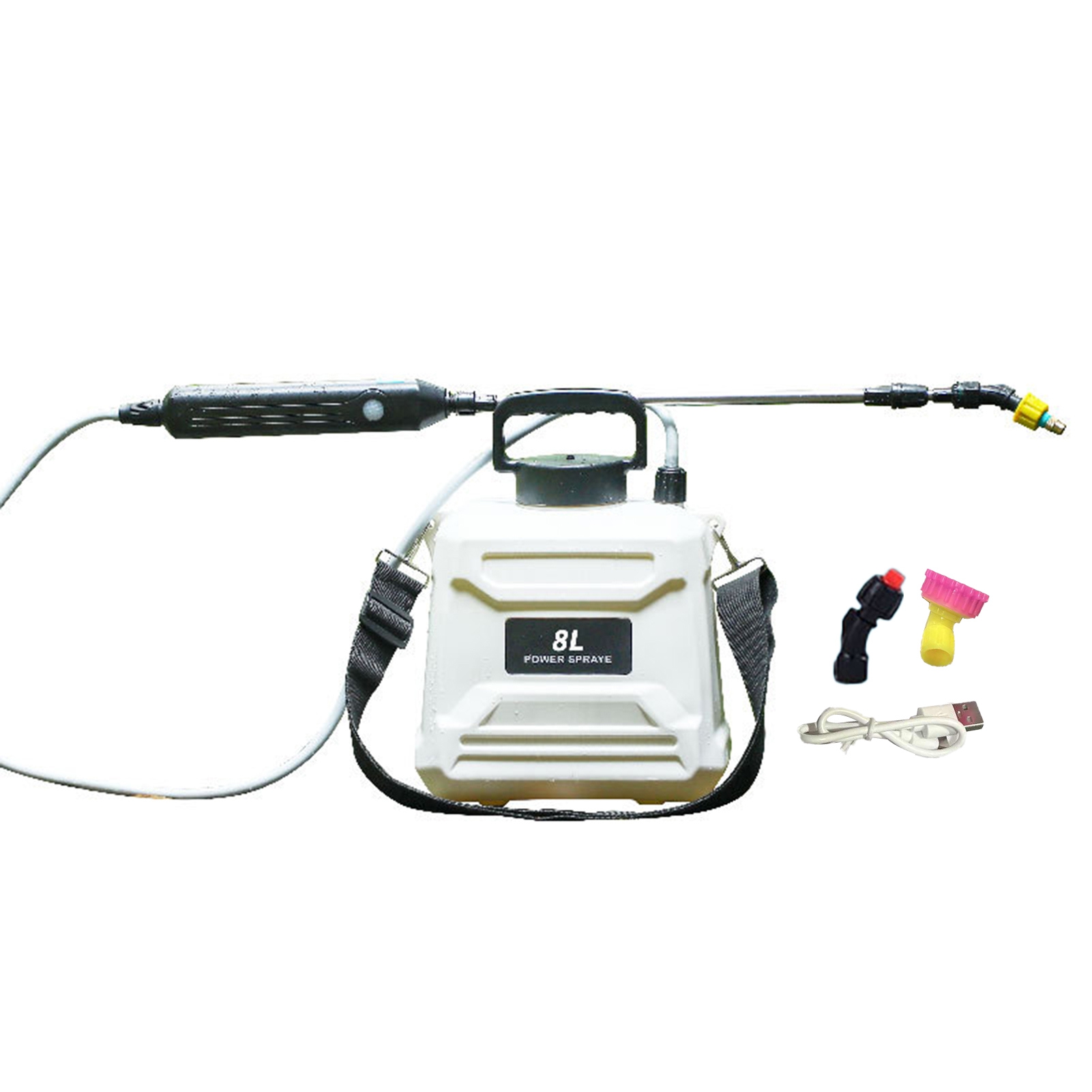Hyasfey 1.3 Gallon/2.1 Gallon Electric Sprayer Built-in 18650mAh ...