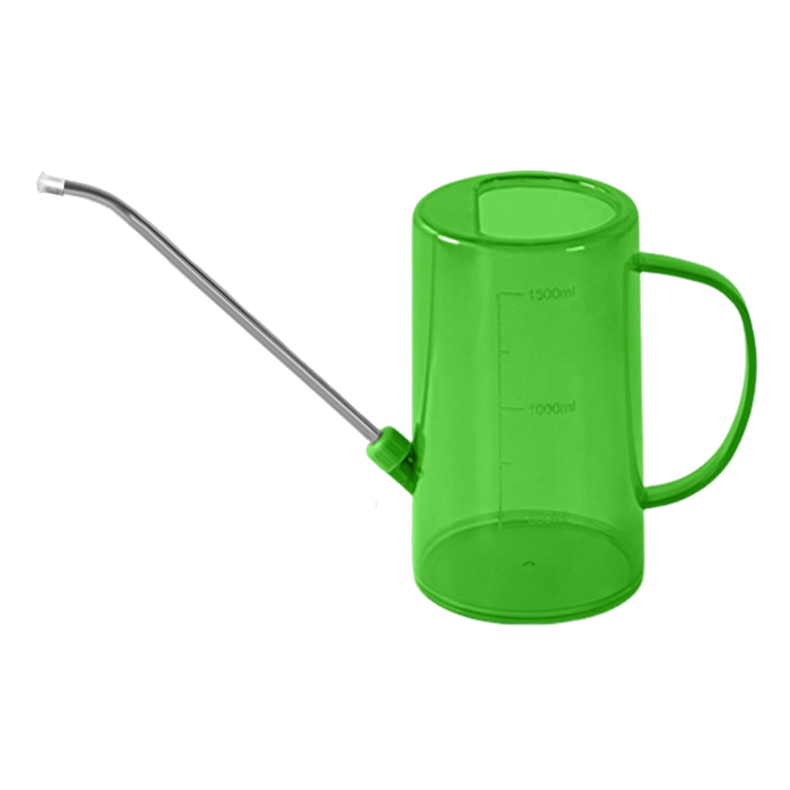 Hyasfey 1.5L Watering Can Stainless Steel Long Spout Watering Can ...