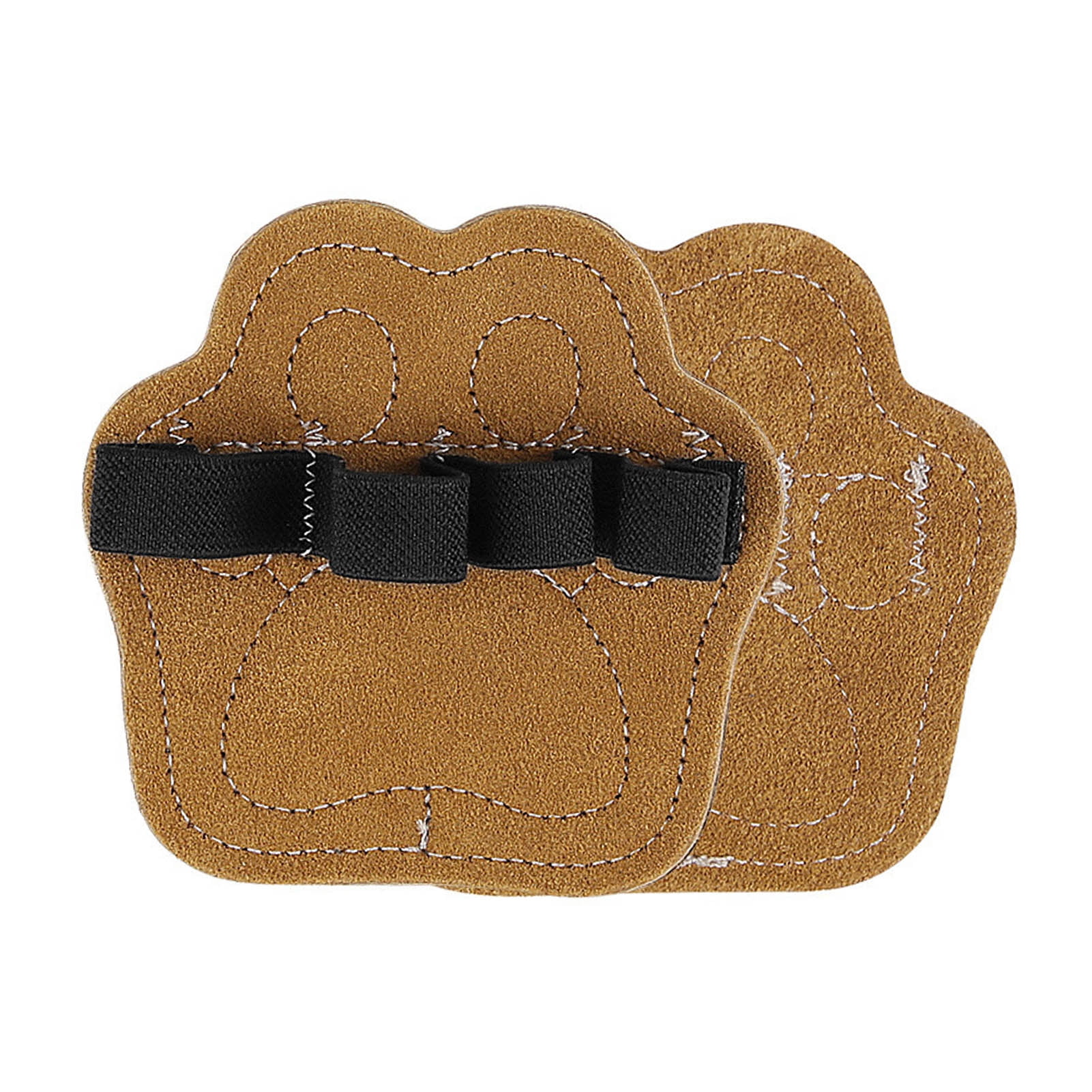 Hyasfey 1 Pair Cat Paw 4-Finger Anti-Slip Workout Grips Faux Leather ...