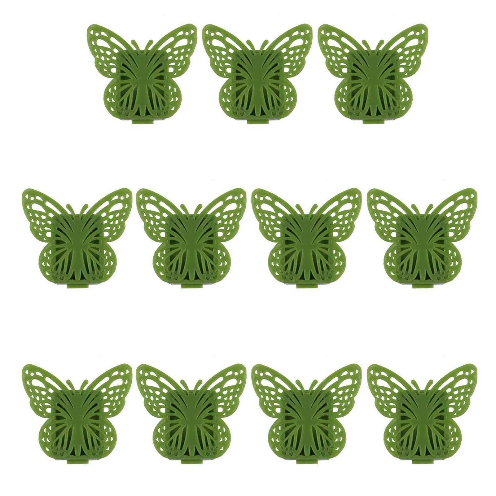 Hyasfey 10/100 Pcs Vine Fixture Clips Climbing Plant Fixture Clips with ...