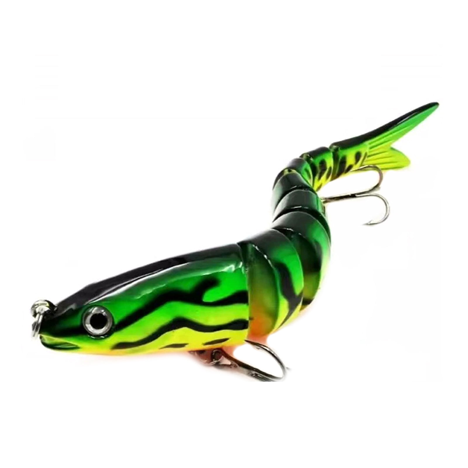 Hyasfey 13.5CM/19G Multi-Jointed Fishing Lure with Hooks Realistic 8 ...