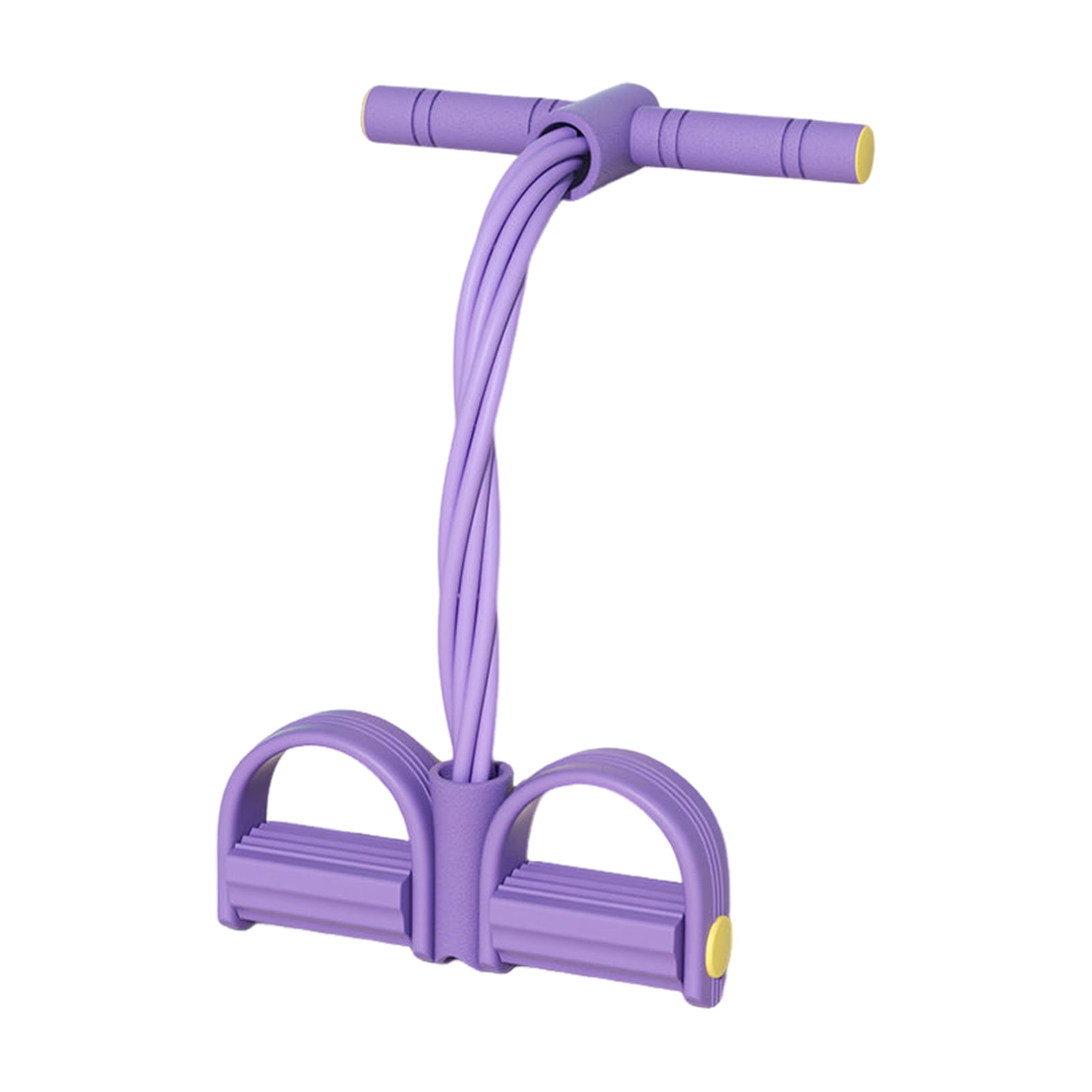 Hyasfey 4/6-Tube Pedal Ankle Puller Resistance Band with Handle TPE ...