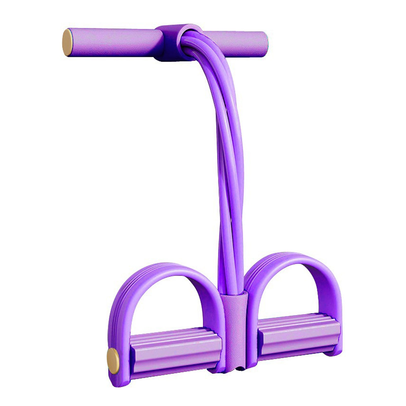 Hyasfey 4-Tube Pedal Resistance Band with Handle Multifunction Tension ...