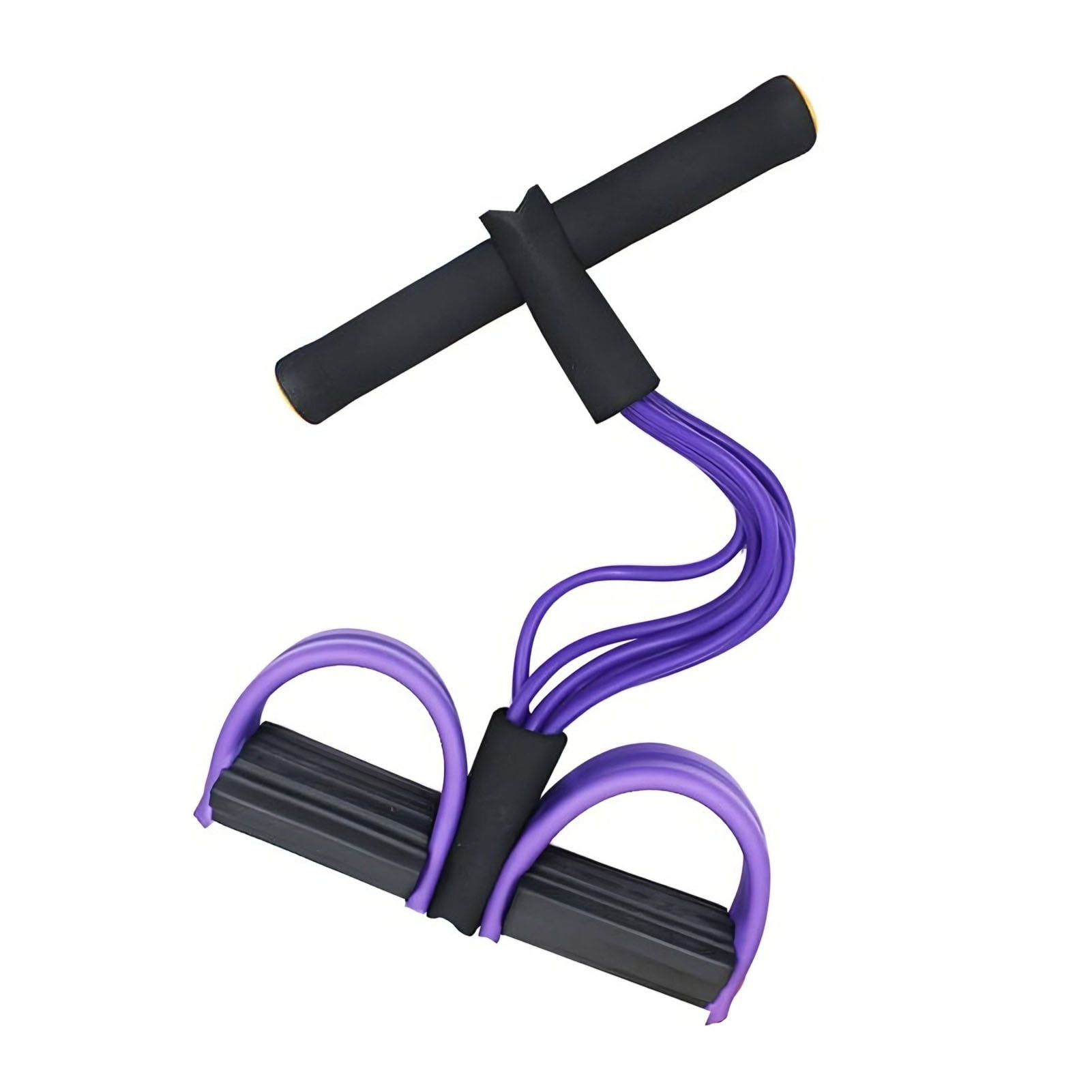 Hyasfey 6-Tube Sit-up Pedal Resistance Band with Handle Multifunction ...
