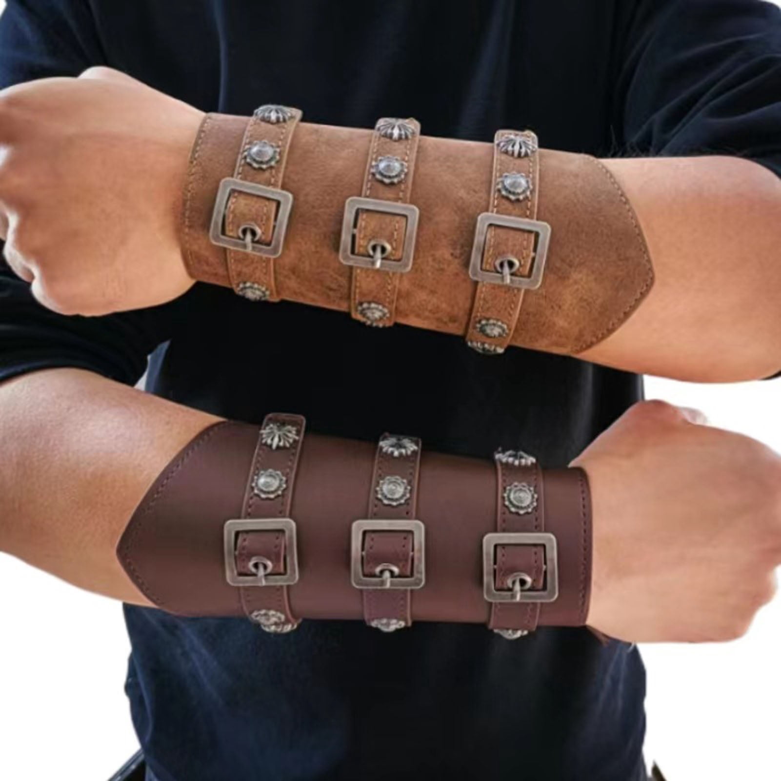 Hyasfey Arm Bracelet Vintage Adjustable Wide Application Hand-cutting ...