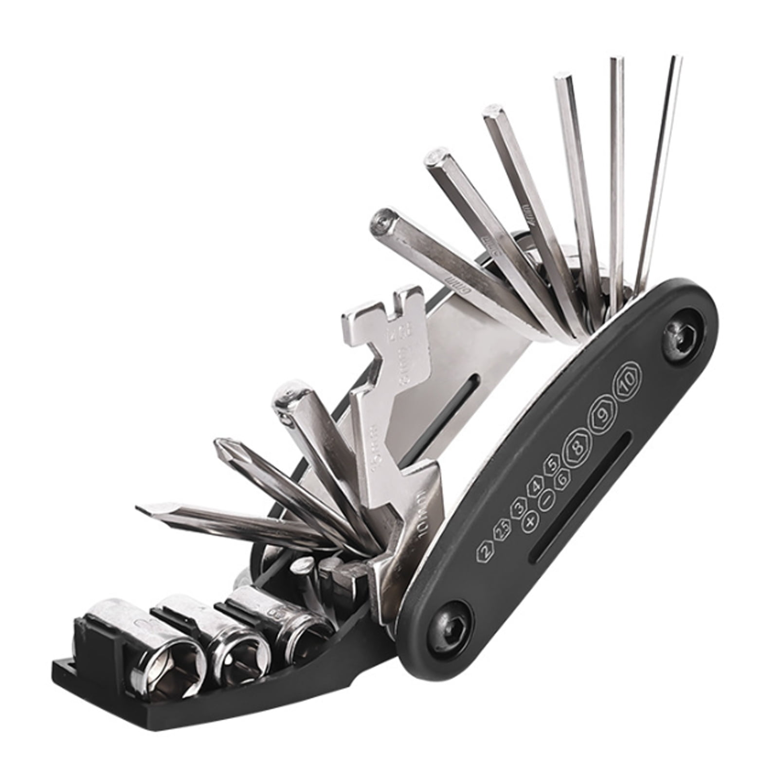 Hyasfey Bike Repair Kits 16-in-1 Bicycle Multi-tool with Tire Levers ...