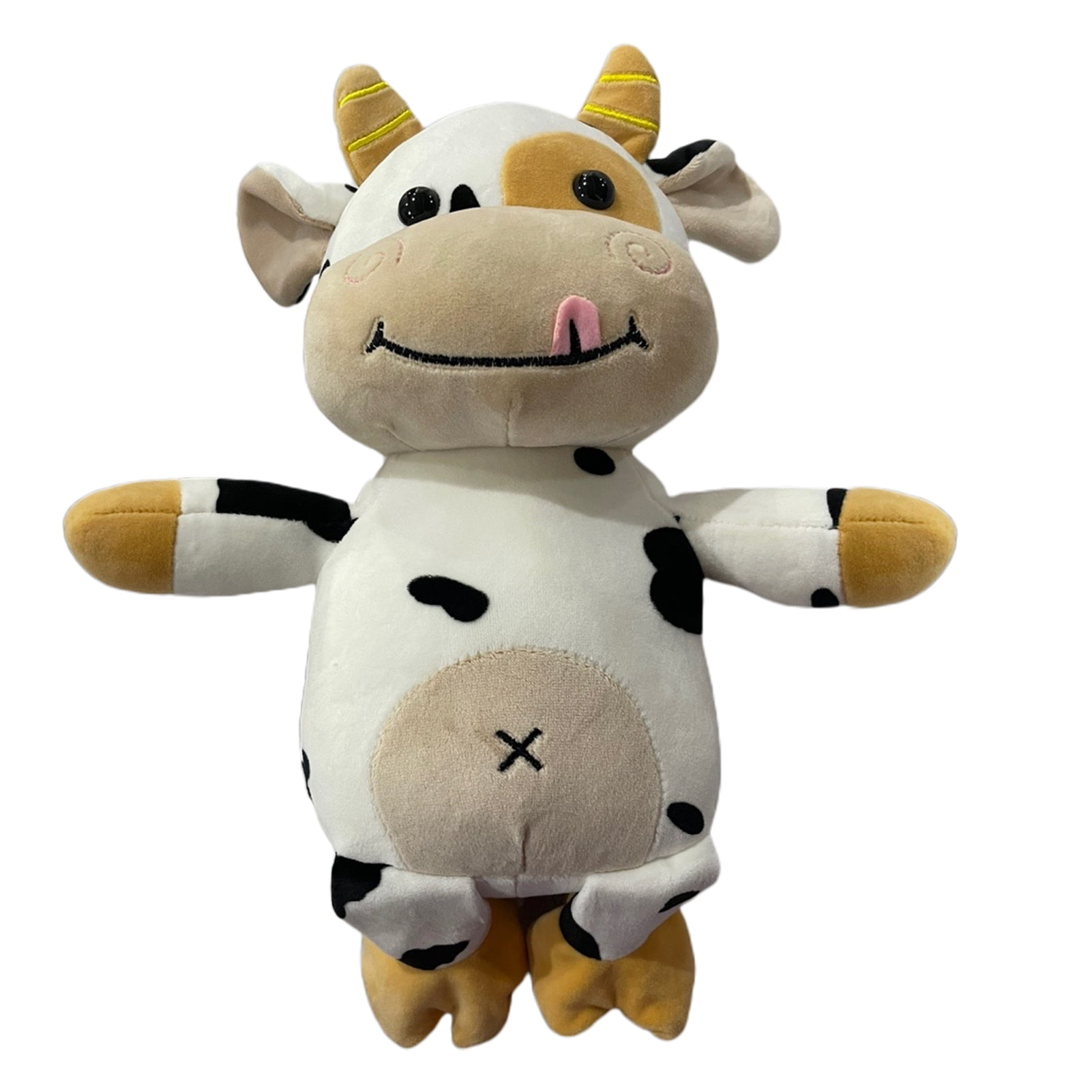 Hyasfey Cow Toy Cute Cattle Plush Soft Doll Kids Birthday Gift ...