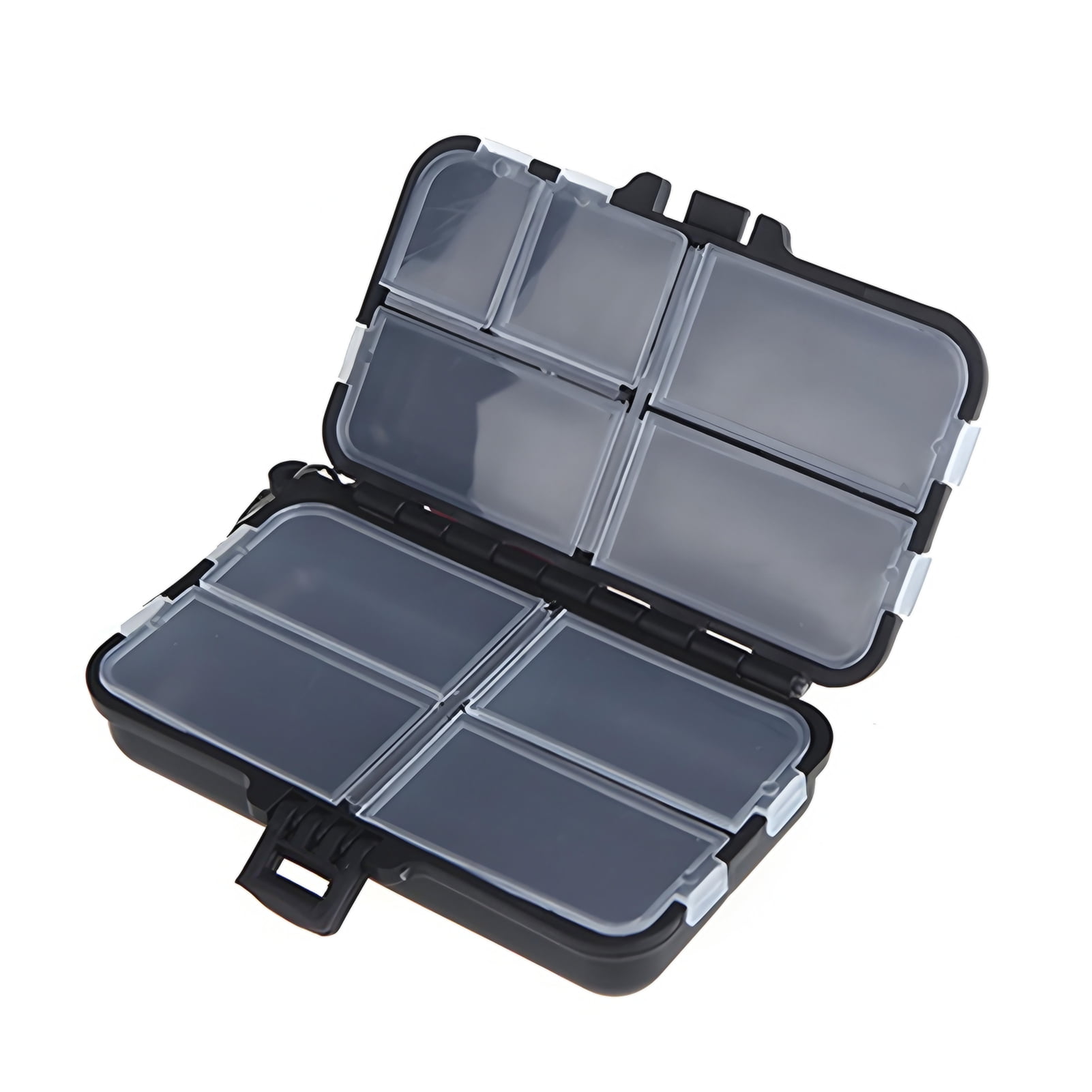 Hyasfey Fishing Lure Box Double-sides Multi-Compartments Portable ...