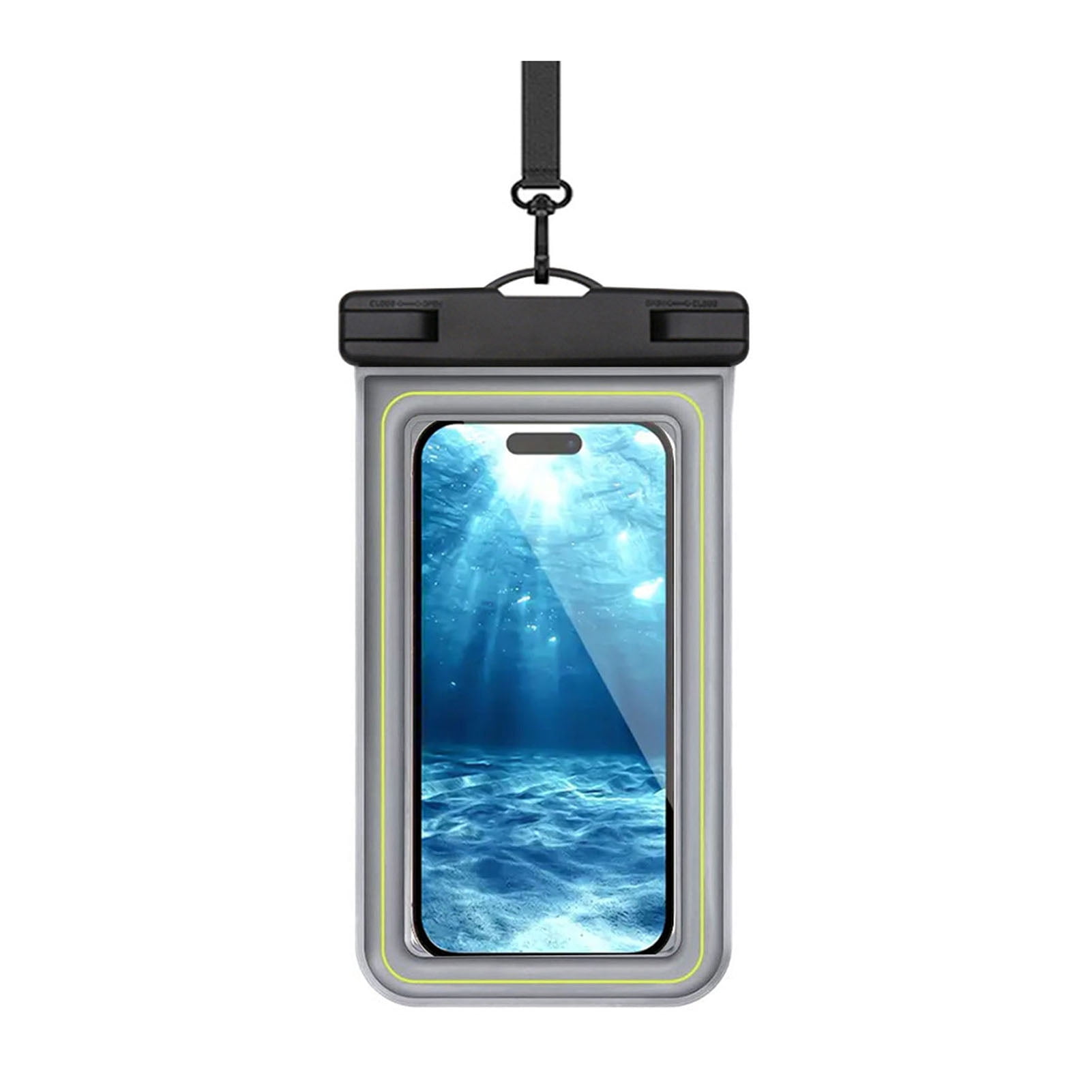 Hyasfey Floating Waterproof Phone Pouch Clear Underwater Cellphone Case ...