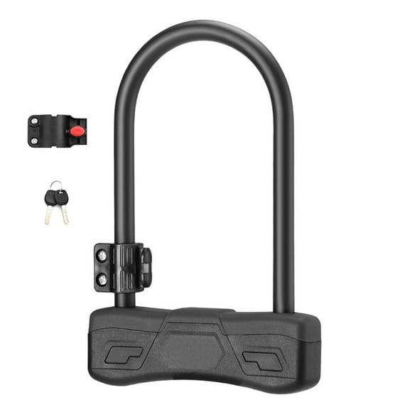 Hyasfey Heavy-Duty U-Lock Bike Lock Anti-Cut Alloy Steel Bike Lock with ...