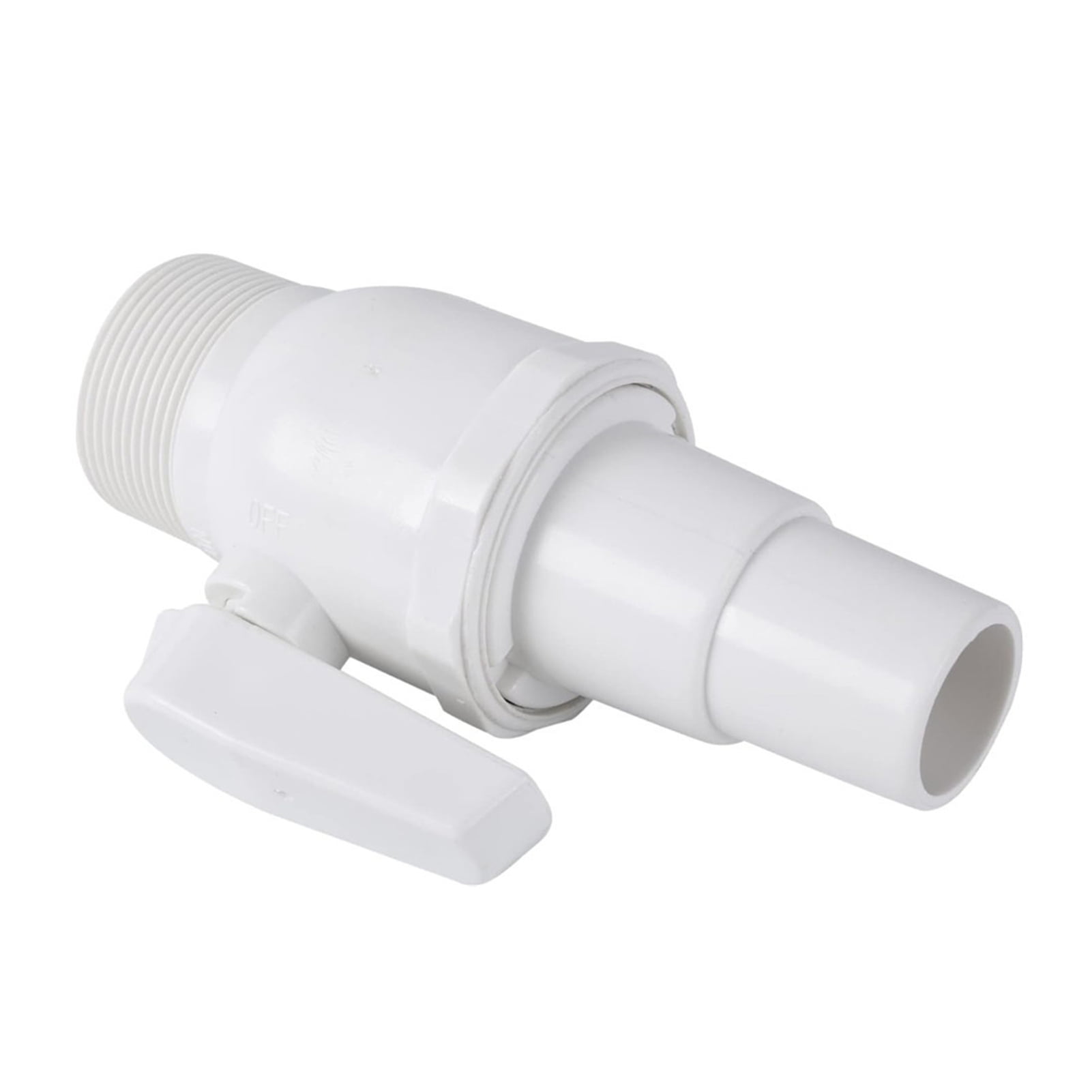 Hyasfey Pool Pump Valve 1.5-1.25 Inch 2-Way Ball Valve 50 PSI Pressure ...