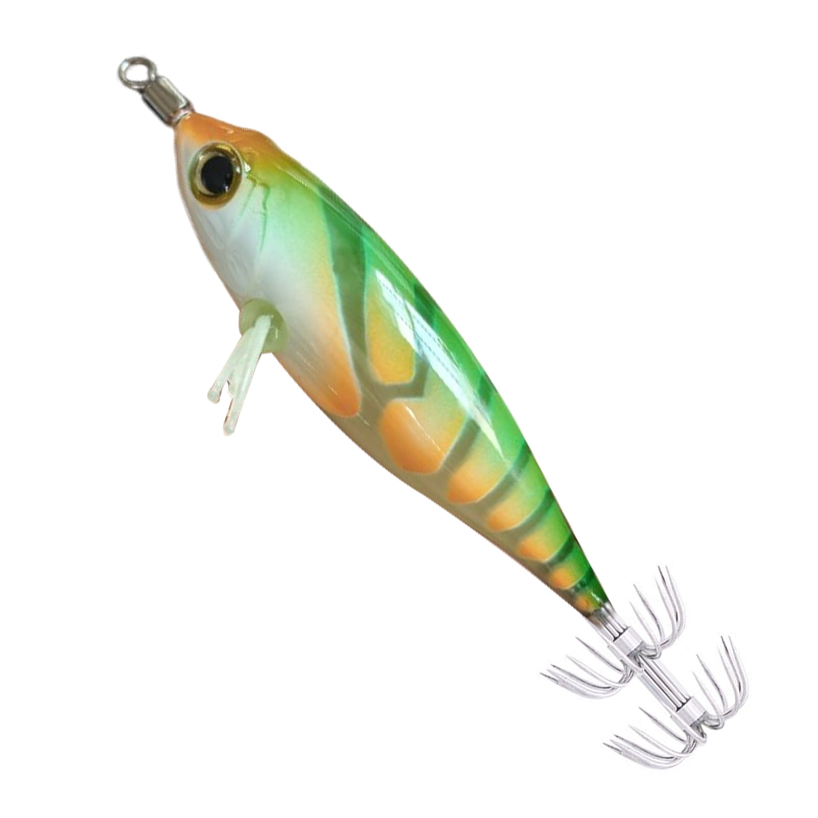 Hyasfey Shrimp Fake Bait Luminous Fishing Lure with Sharp Hooks 3D ...