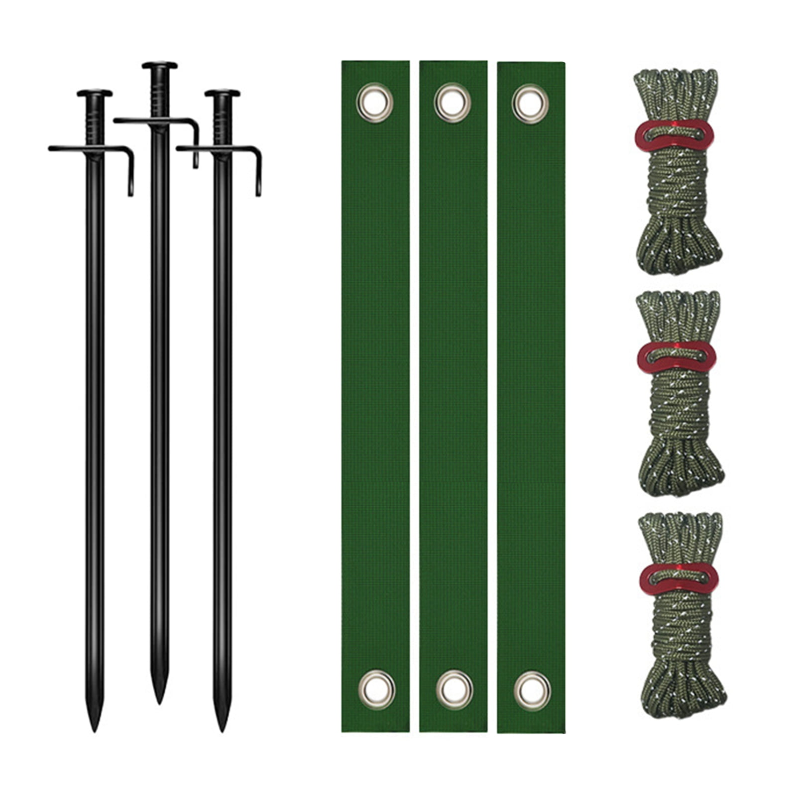 Hyasfey Tree Stake Kit Heavy Duty Young Trees Supports Against Bad ...