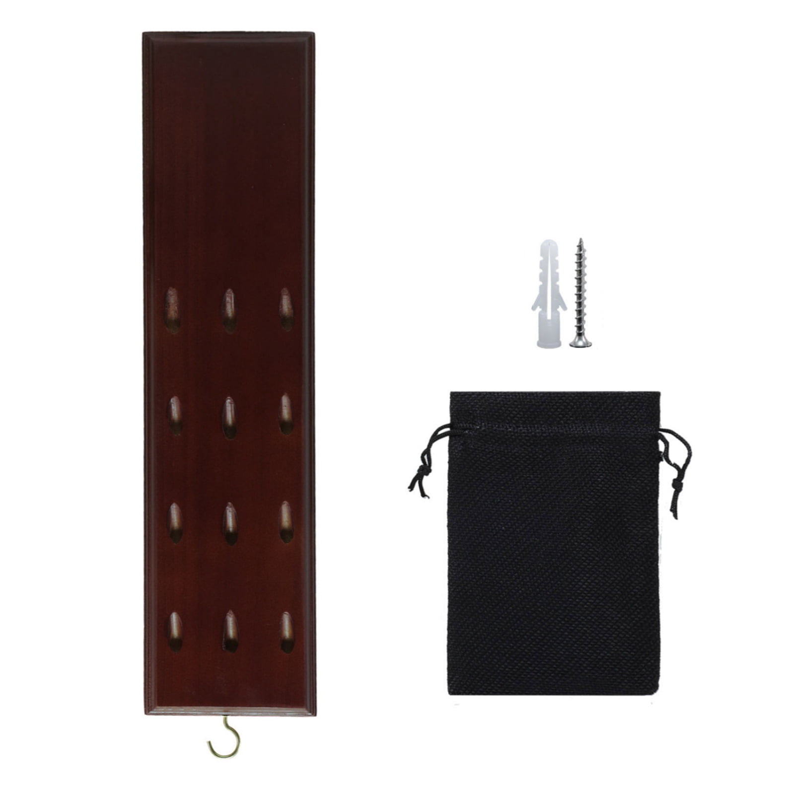 Hyasfey Wall Mounted Dart Holder Wooden Dart Caddy 12 Tip Dart Stand ...