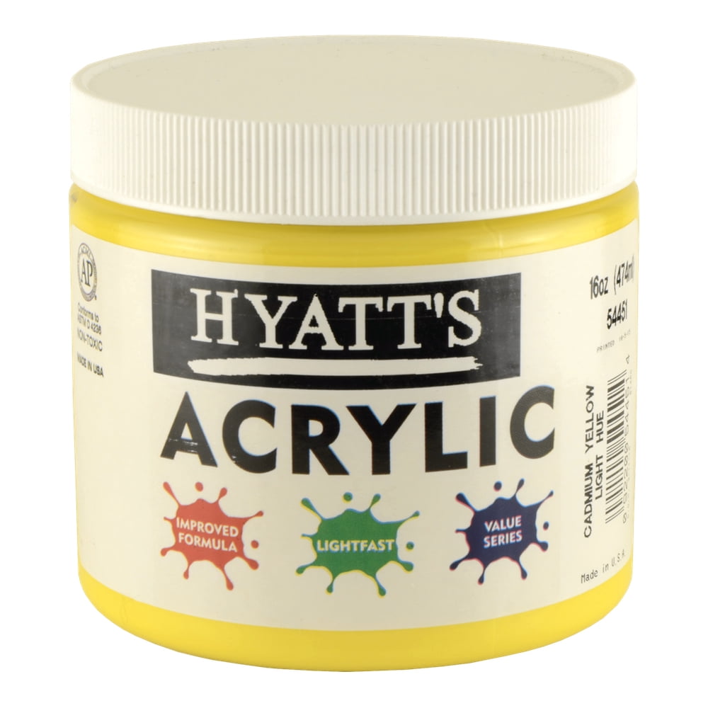 Hyatt's Acrylic 16 Oz Cad Yellow Light - Walmart.com