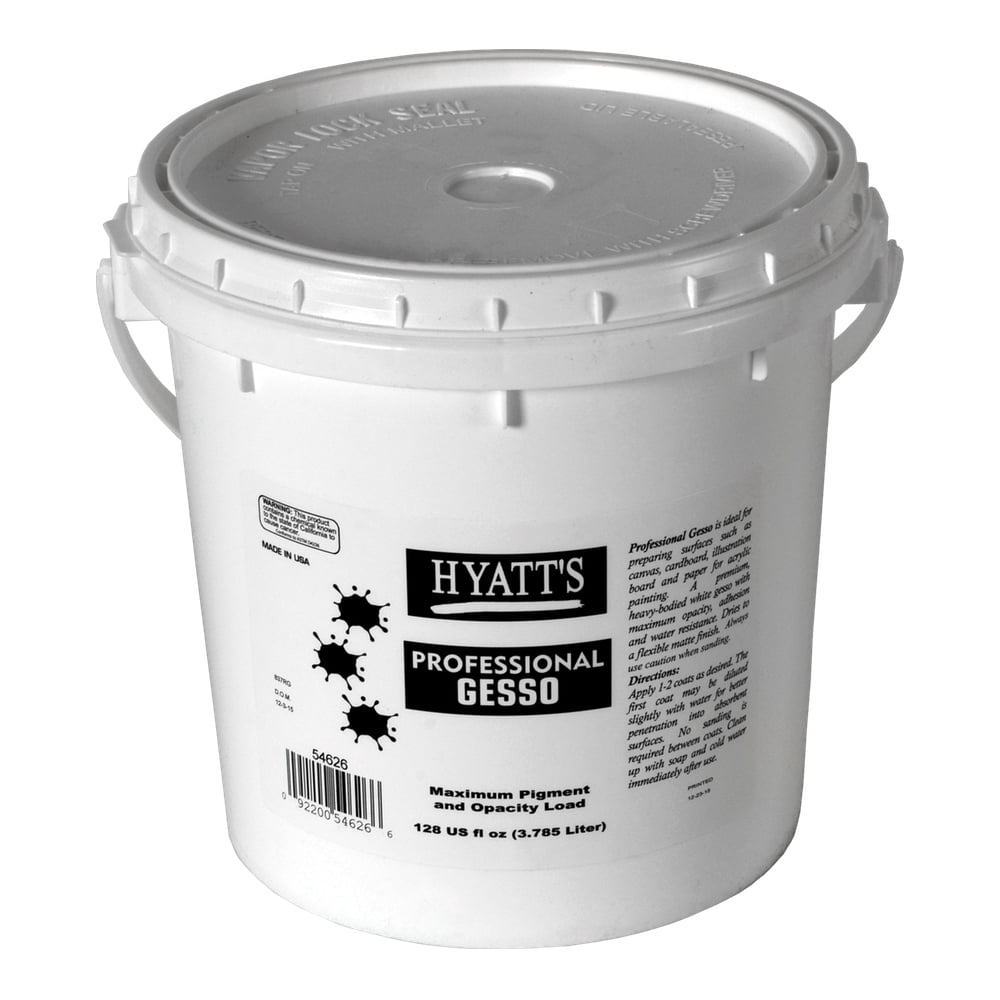 Hyatt's Professional Gesso Gallon - Walmart.com