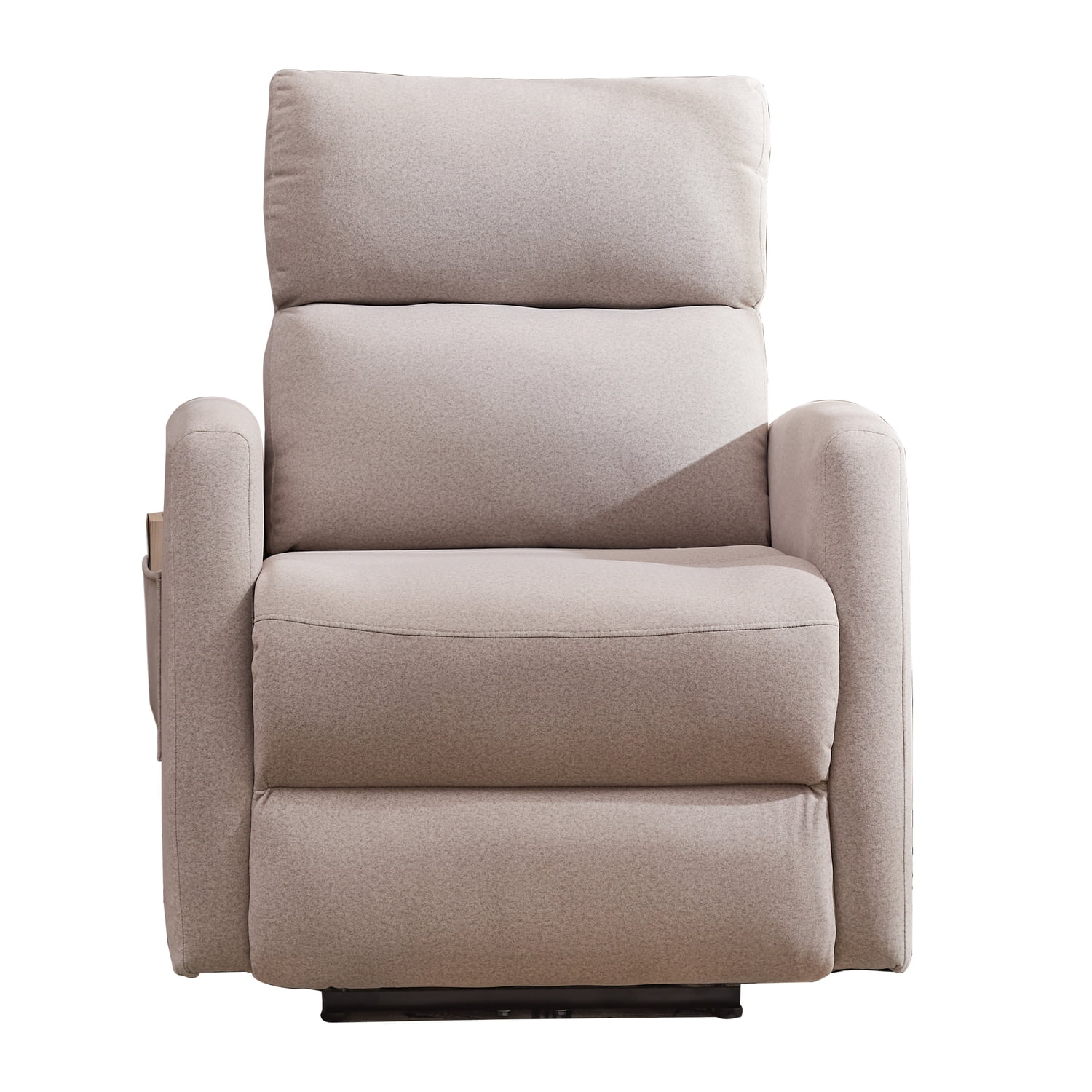 Electric Recliner Chair - Modern Power Sofa w/ USB, Footrest & Pockets ...