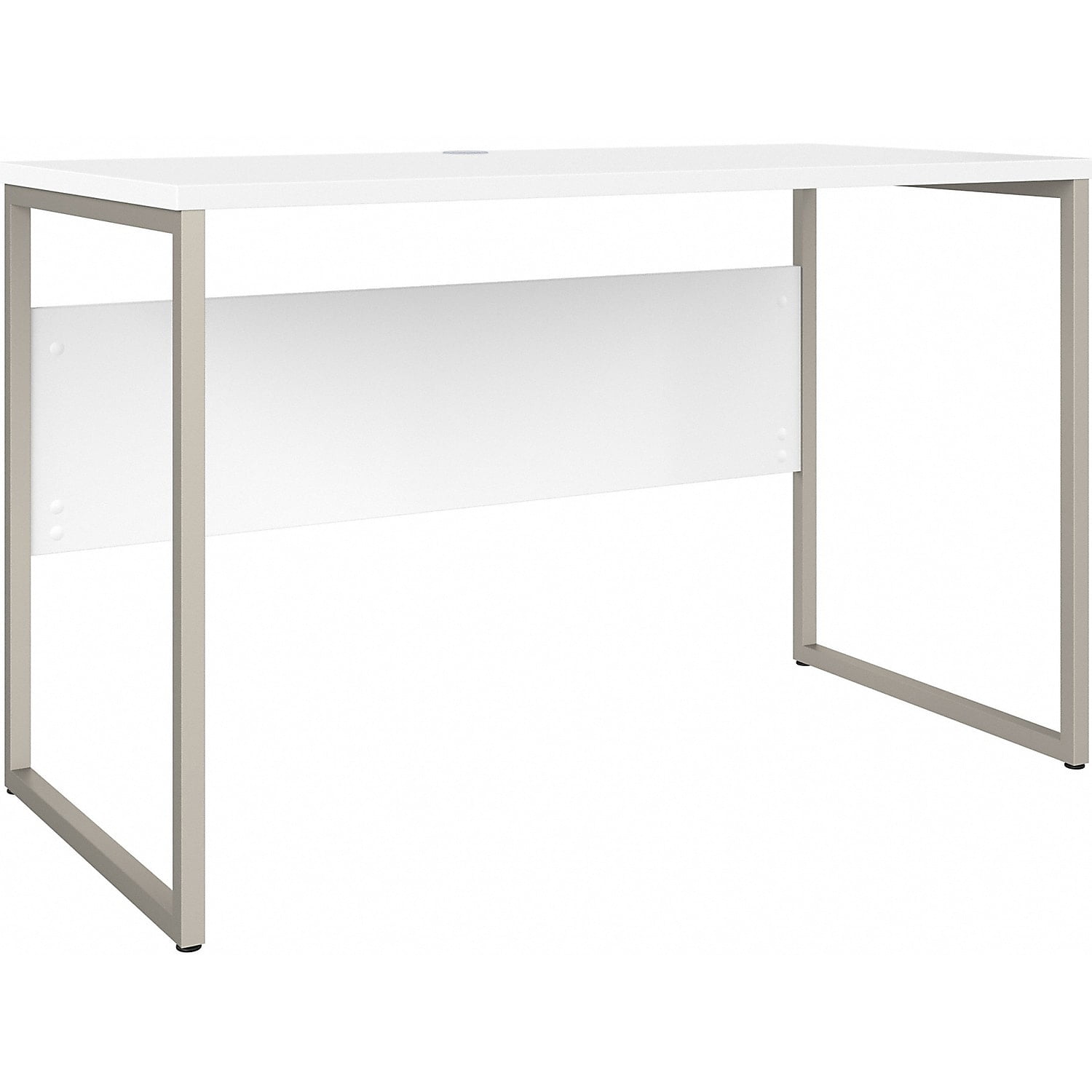 Hybrid 48W x 24D Computer Table Desk in White - Engineered Wood ...