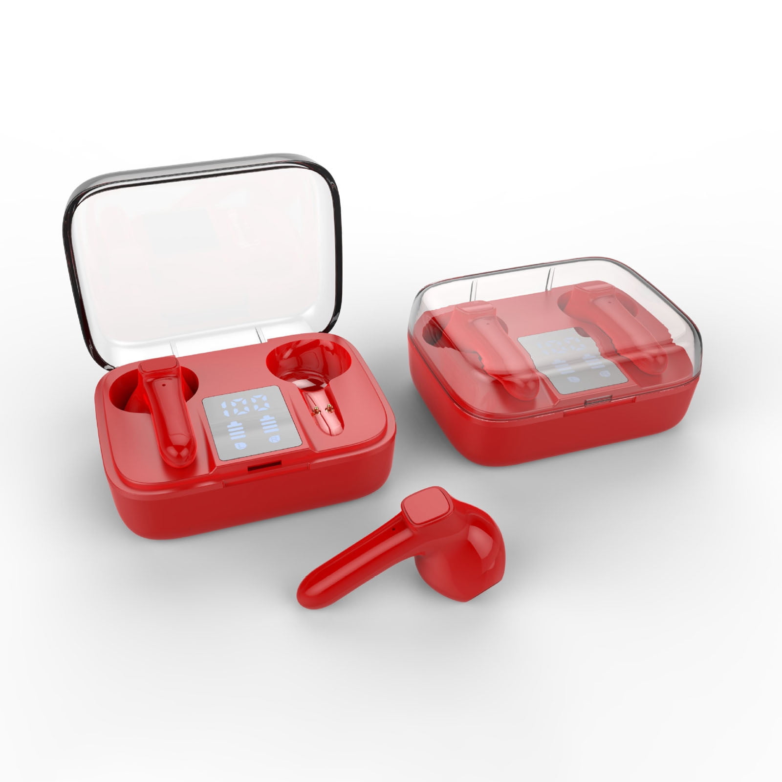 Hybrid Active Noise Cancelling Wireless Earbuds, 6 Mics ENC Clear Call ...