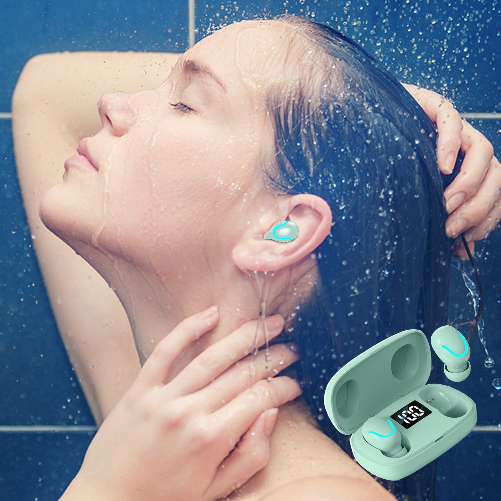 Hybrid Active Noise Cancelling Wireless Earbuds, 6 Mics ENC Clear Call ...