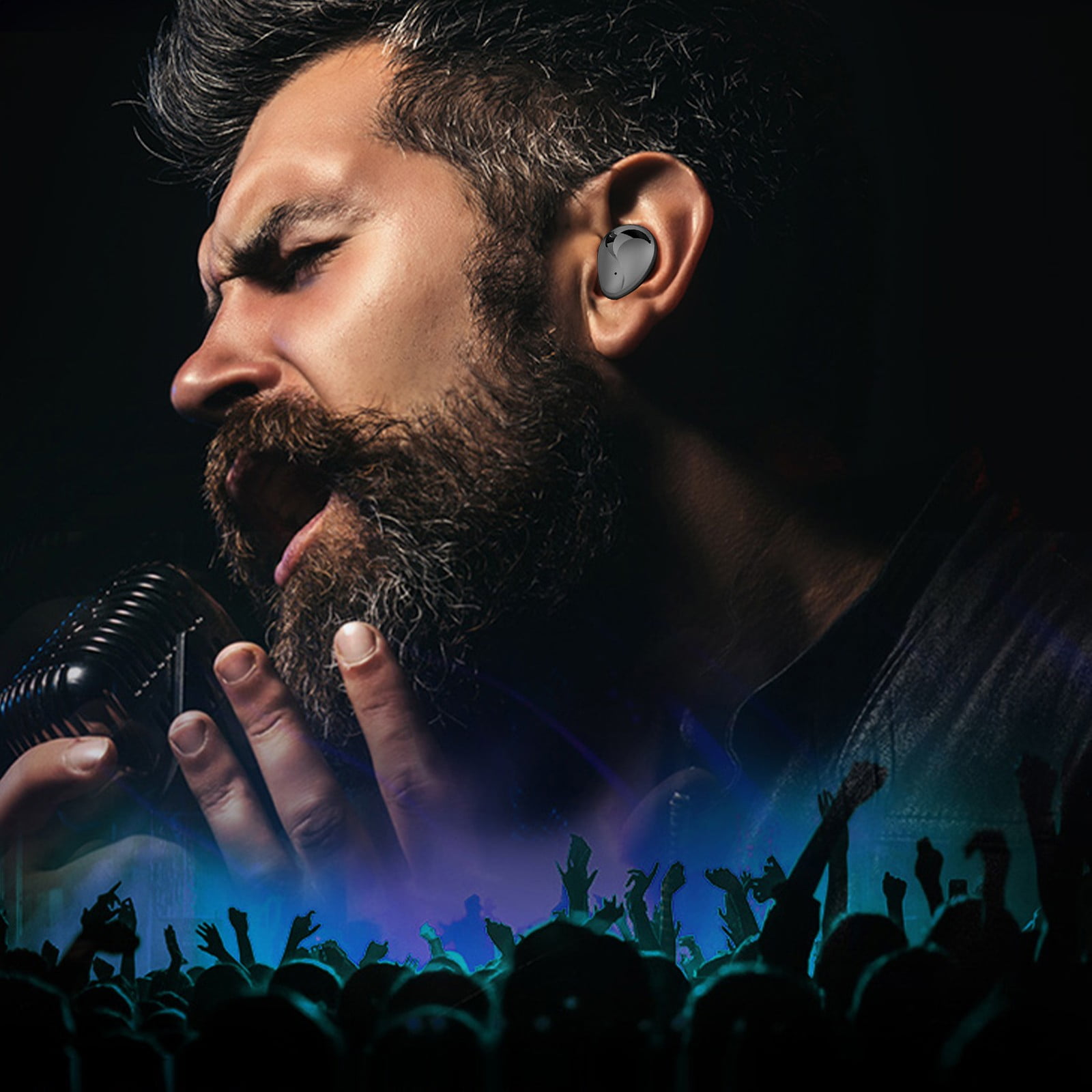 Hybrid Active Noise Cancelling Wireless Earbuds, 6 Mics ENC Clear Call, IPX8 Waterproof, in Ear ...