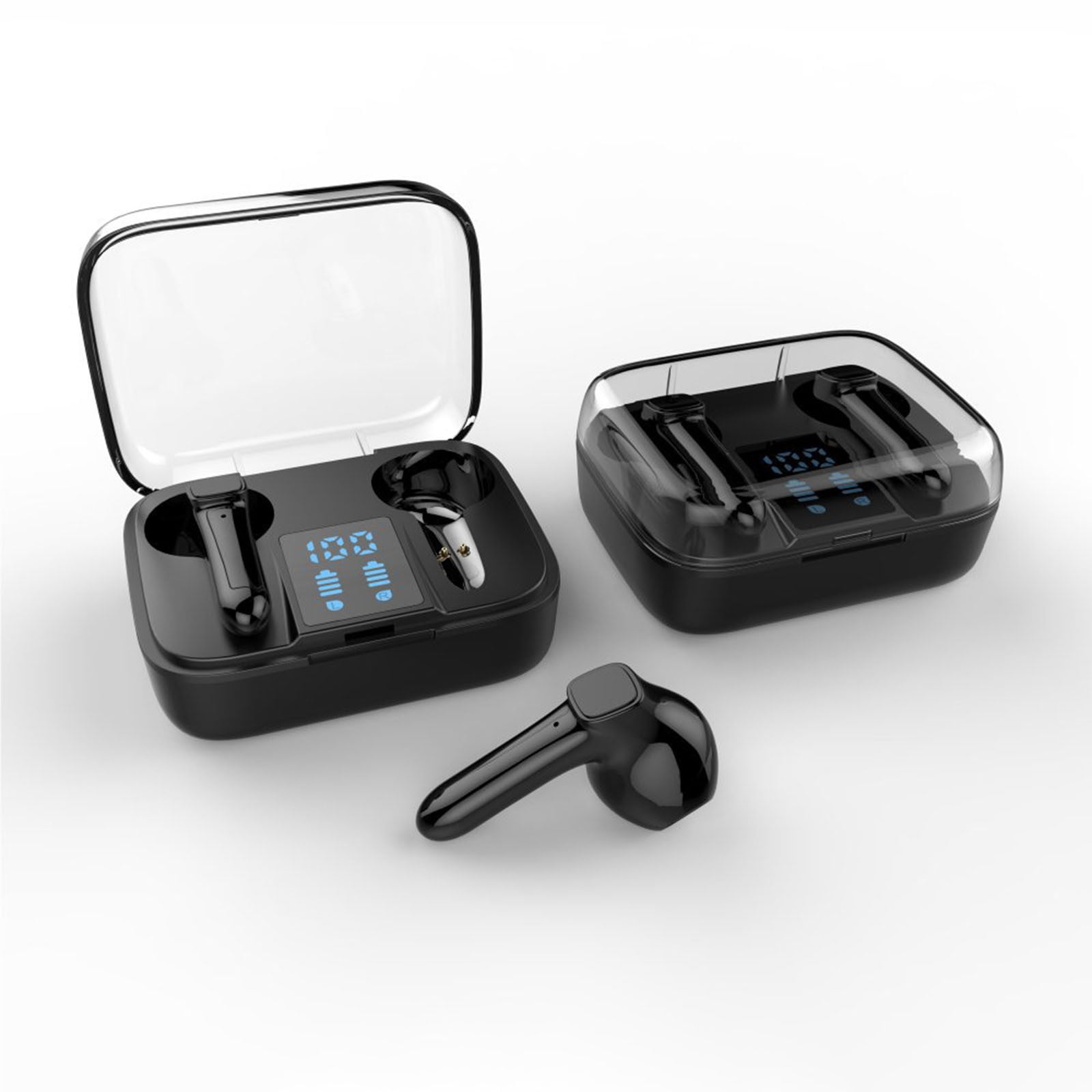 Hybrid Active Noise Cancelling Wireless Earbuds, 6 Mics ENC Clear Call ...