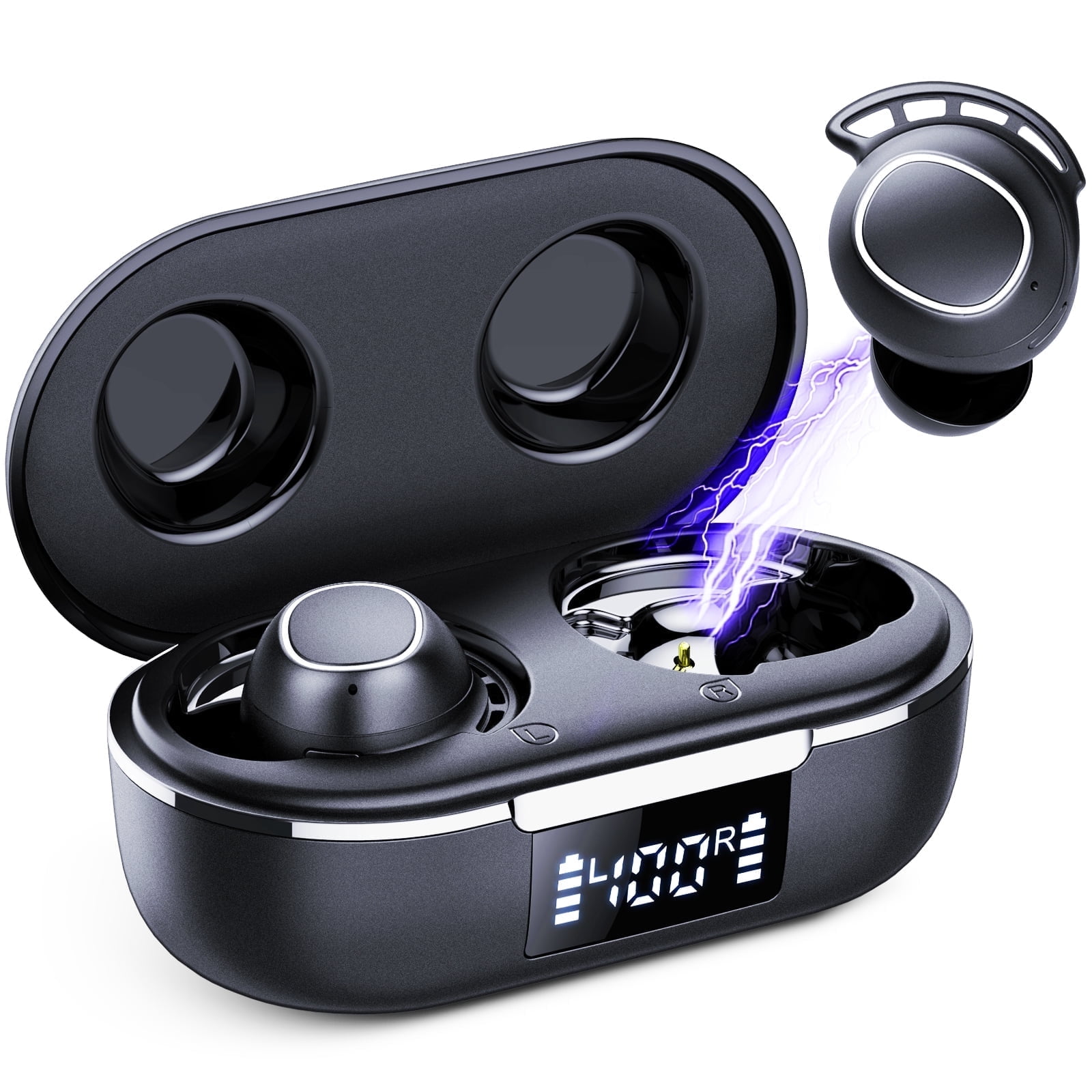 Hybrid Active Noise Cancelling Wireless Earbuds with 60 Hours Playtime ...