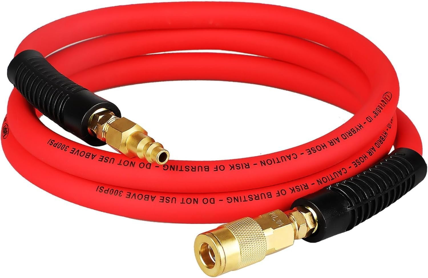 Hybrid Air Hose, Flexible 3/8 Inch ID x 6 Long Lead-in Short Air ...