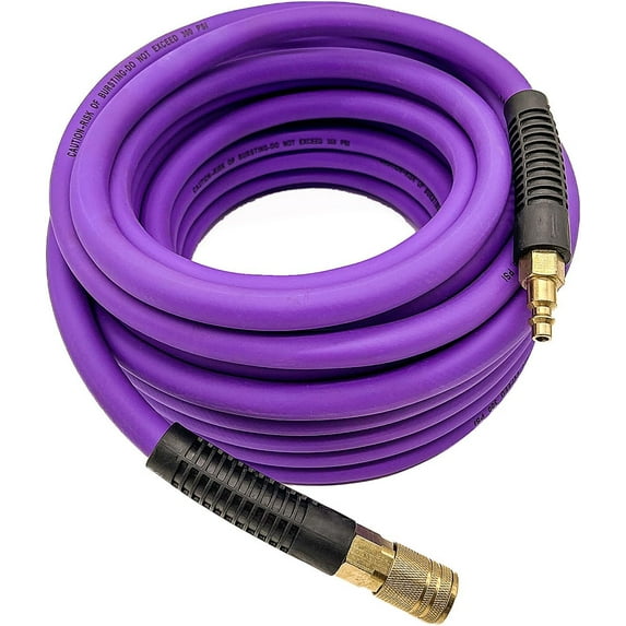 Hybrid Air Hose(PVC) 3/8-Inch x 25FT,Air Compressor Hose 300 PSI , Kink ...