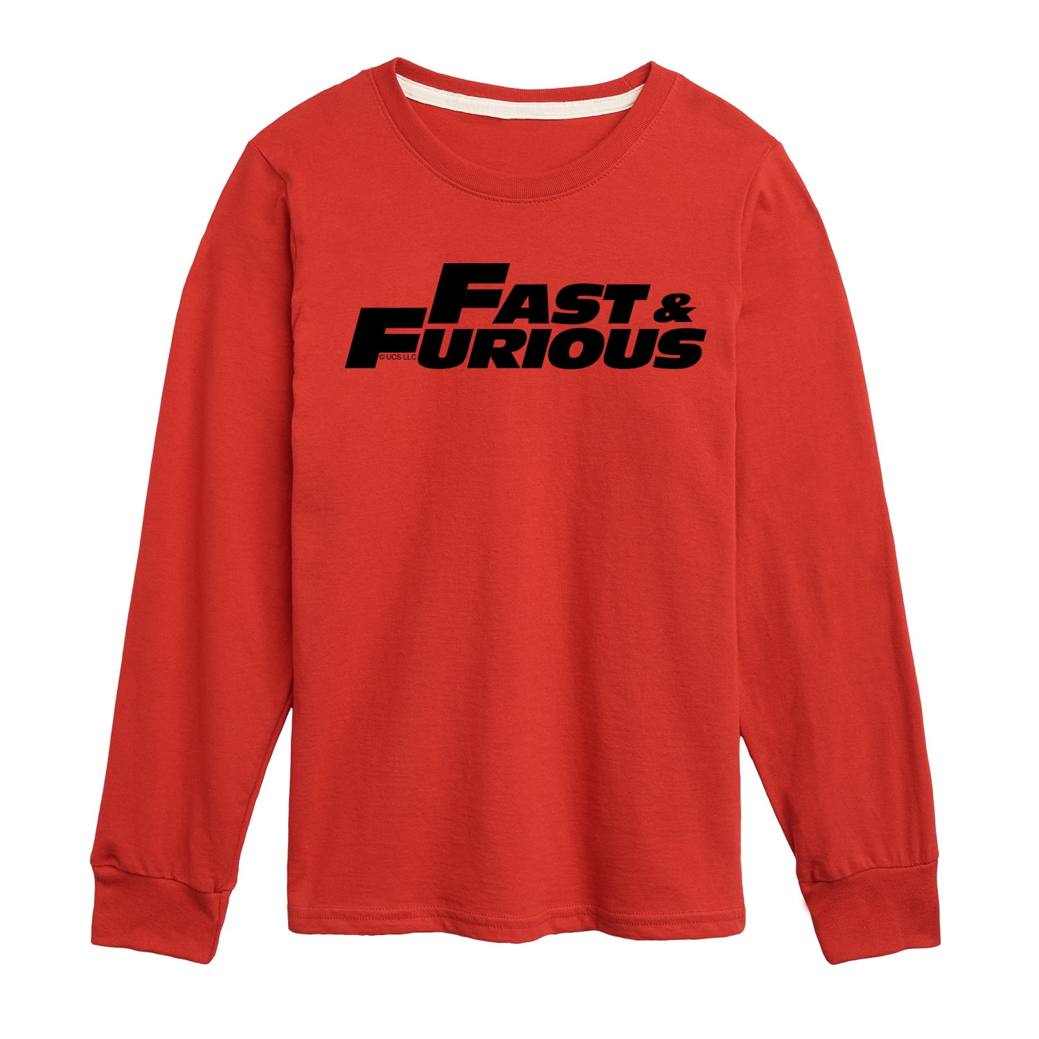 Hybrid Apparel - Fast & Furious Logo Flat - Youth Boys Long Sleeve ...