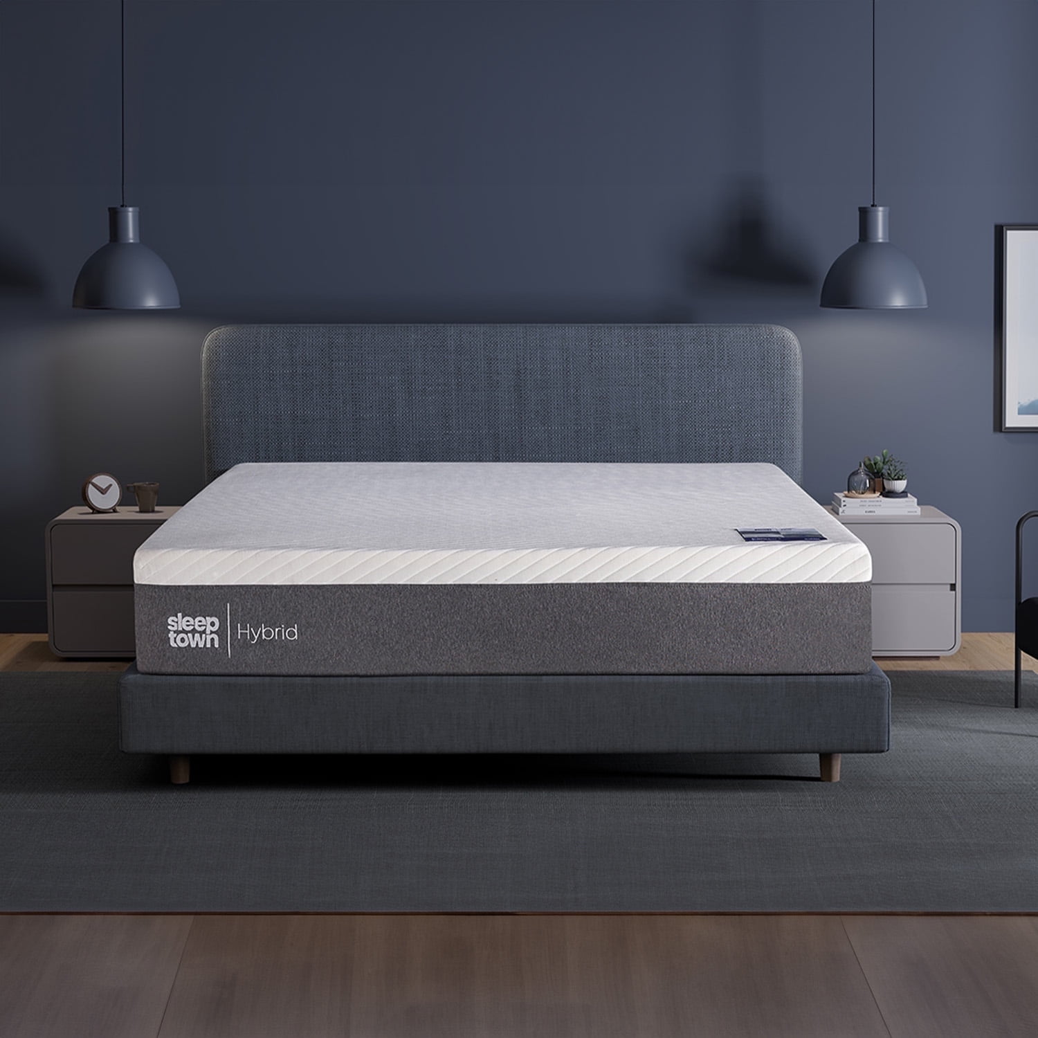 Hybrid Bed Mattress with Gel-Infused Memory Foam & Pocket Springs ...
