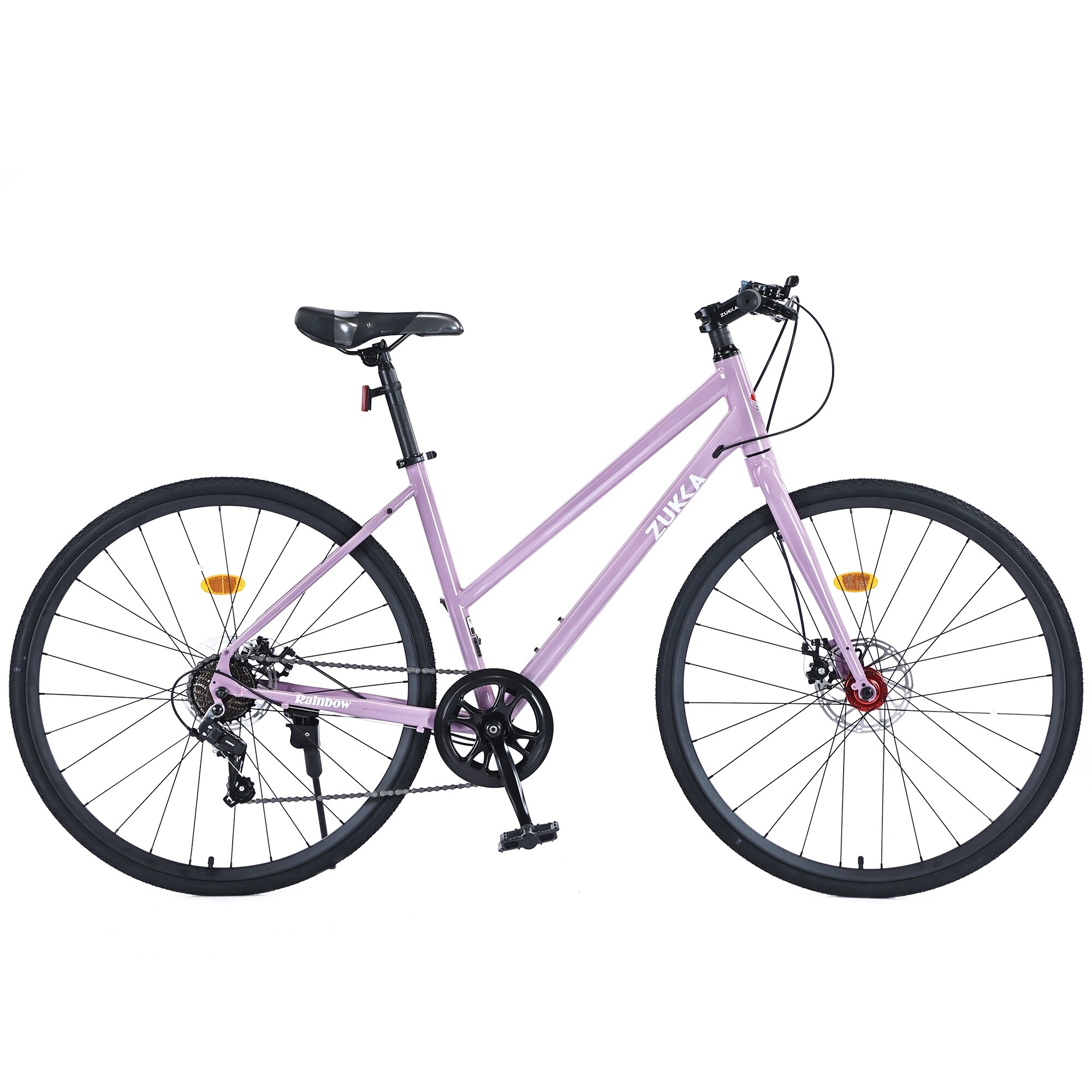 Hybrid Bike Light Purple Road Bike City Bicycle Commuter Bikes ...
