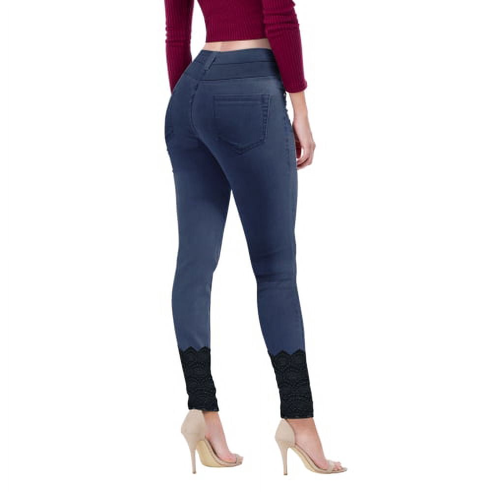 Hybrid & Co. Women's Butt Lift Super Comfy Stretch Denim Skinny Yoga ...