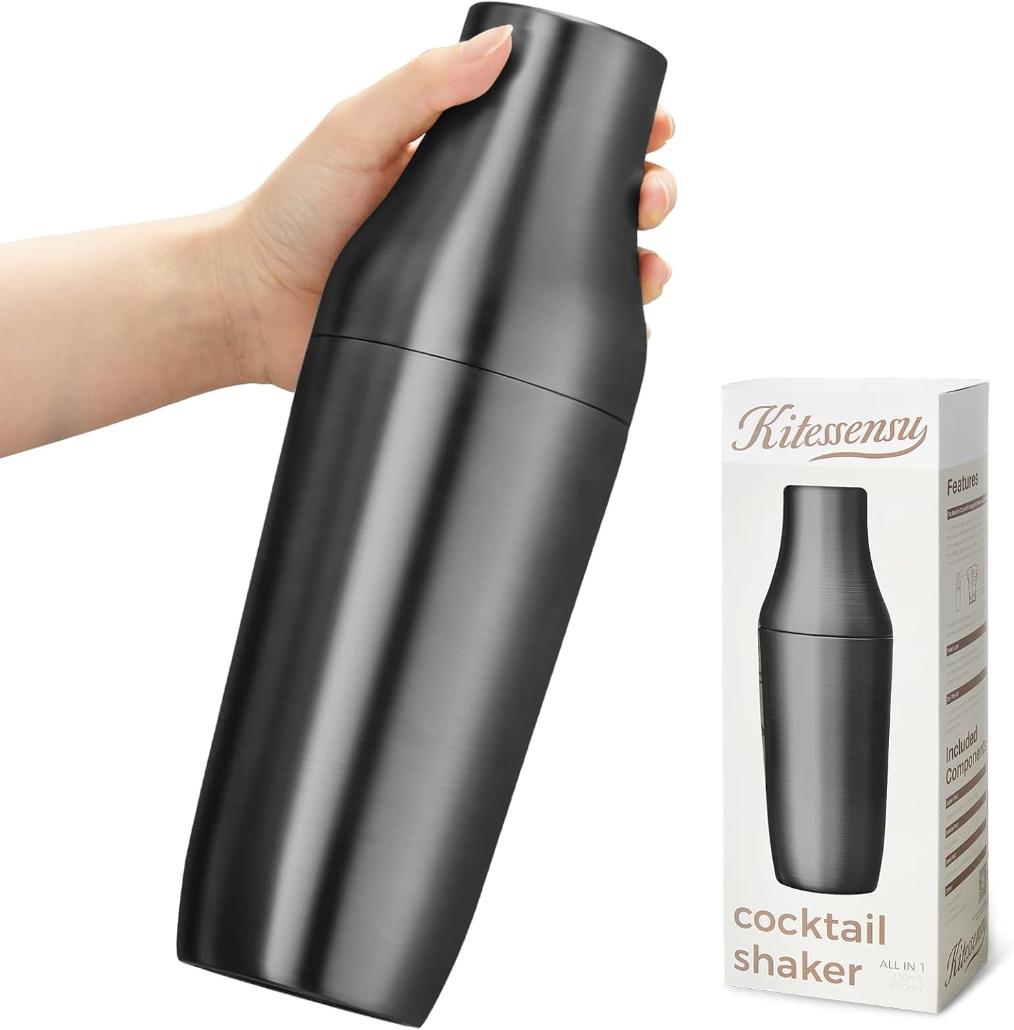 Hybrid Cocktail Shaker | Vacuum Insulated Stainless Steel Martini ...