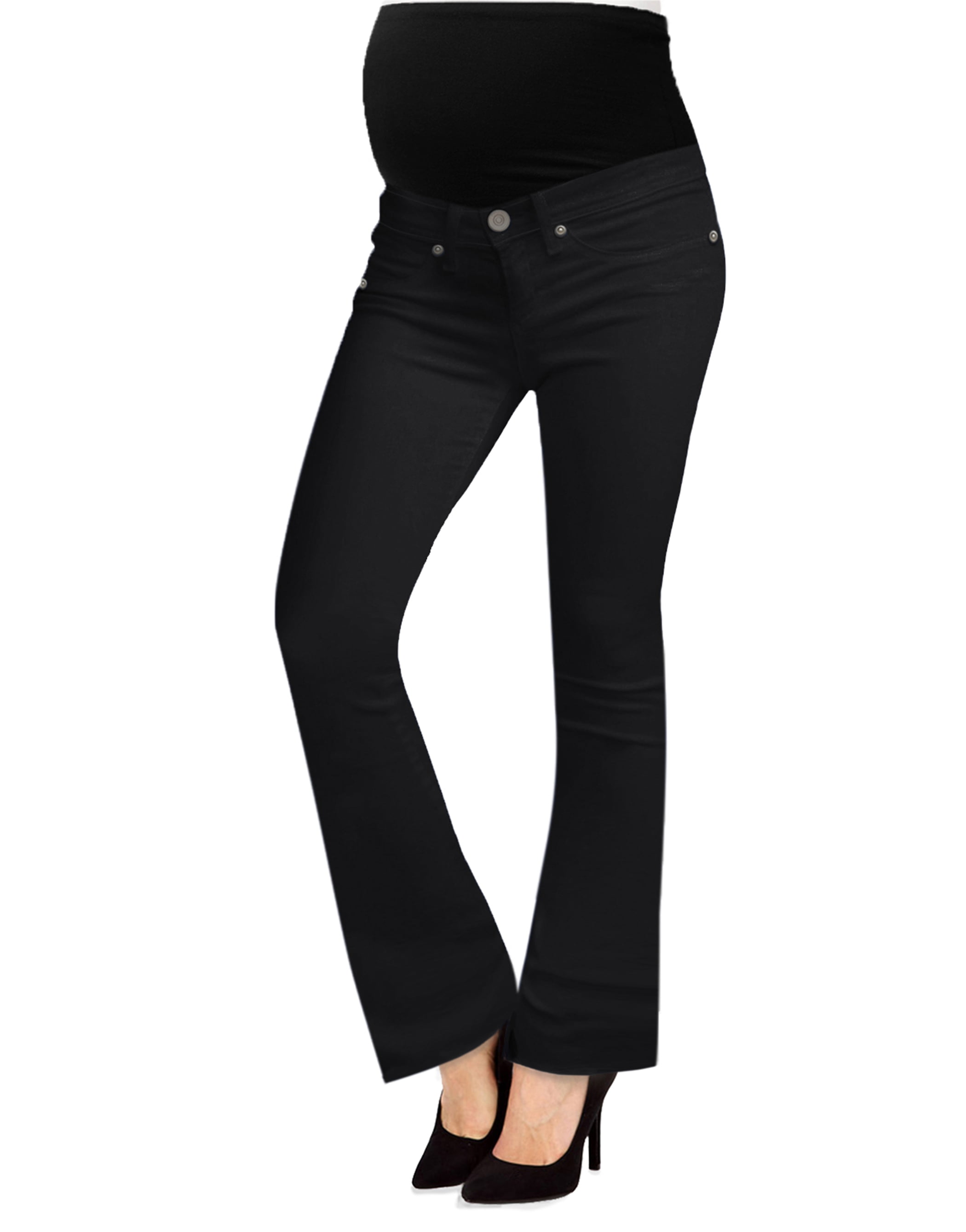 Hybrid & Company Super Comfy Stretch Women's Maternity BootCut Jeans ...