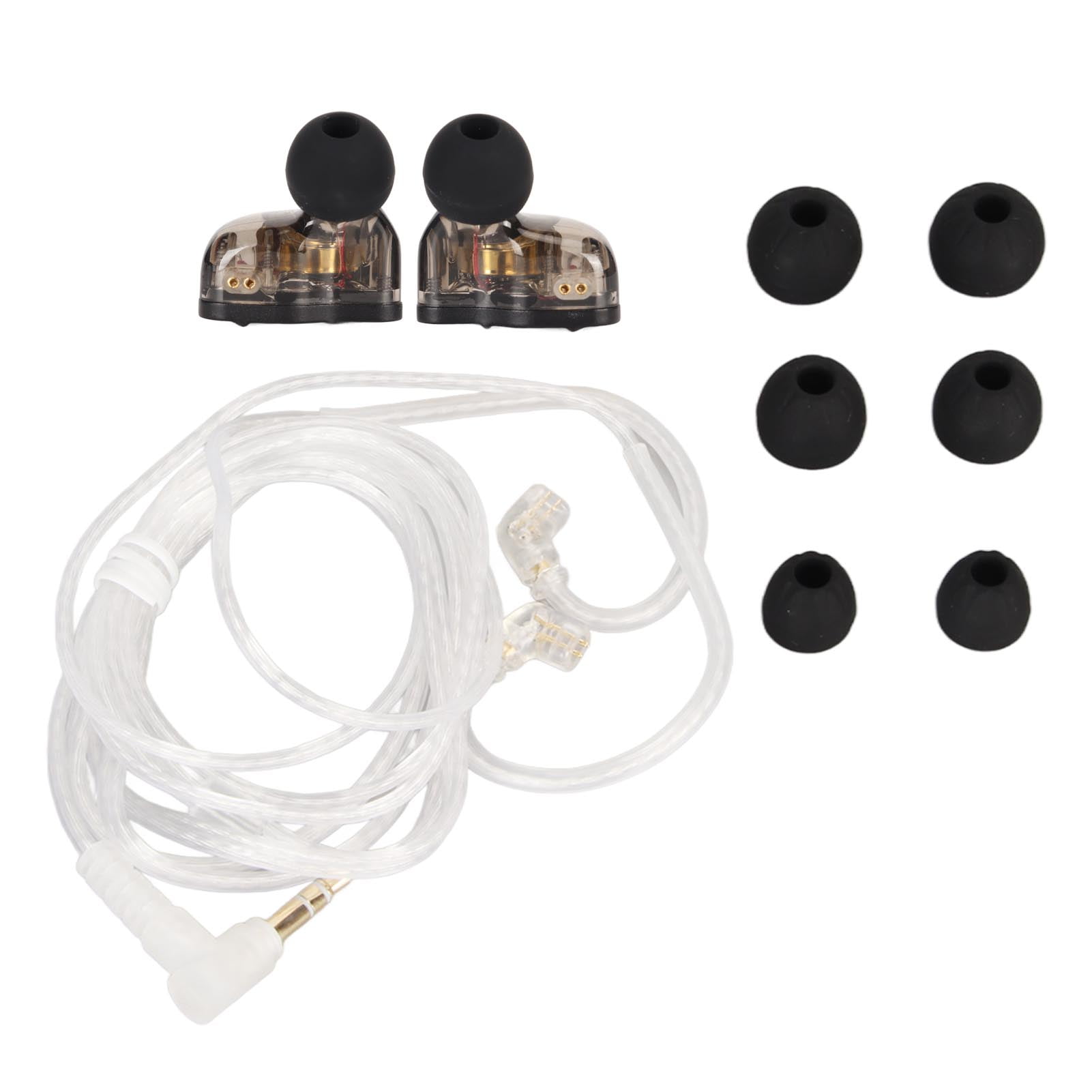 Hybrid Dynamic Driver Balanced Armature Earbuds Deep Bass Stereo 1DD ...