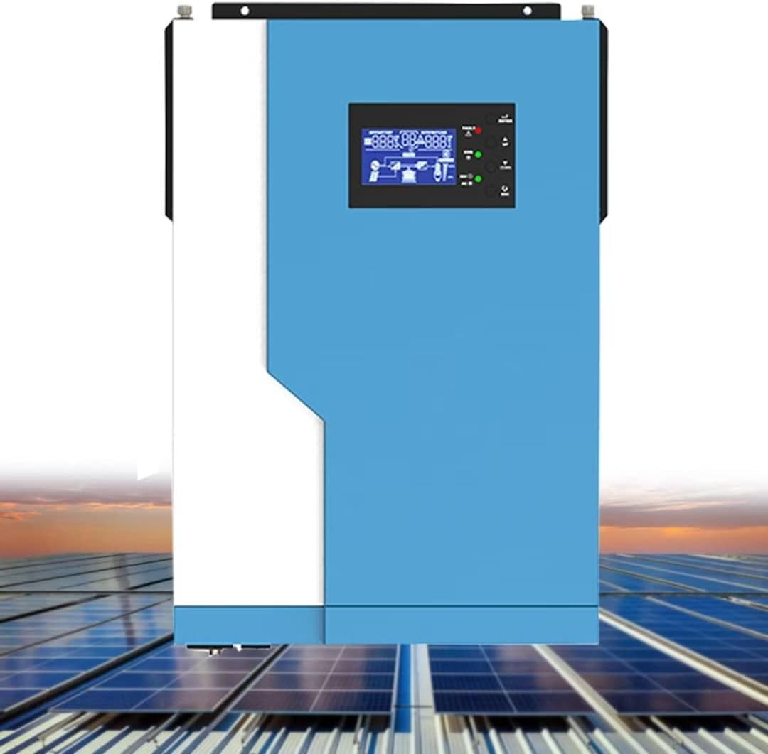 Hybrid Inverter 48V 5500W 120V/230V Split Phase Solar Inverter with 80A ...