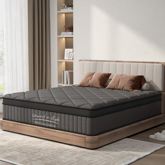 Hybrid Mattress, 12 Inch King Mattress, Ergonomic Design for ...