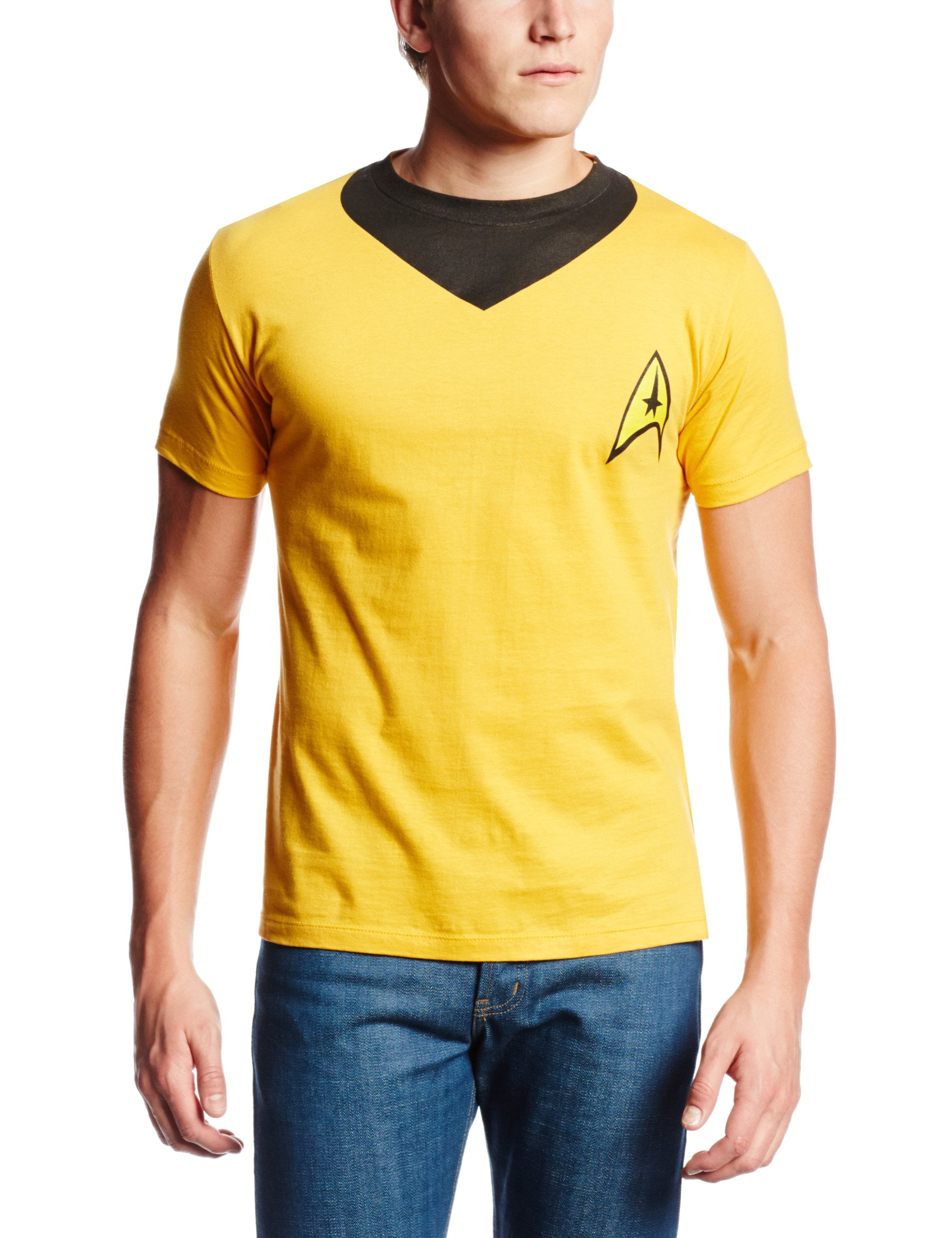 Hybrid Mens Star Trek Kirk Uniform T-Shirt - Walmart.com