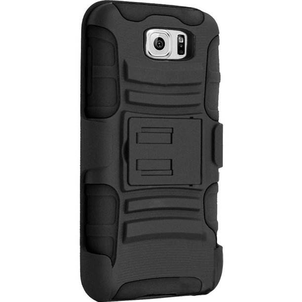 Hybrid Rhino Armor Case with Holster & Swivel Clip for Samsung Galaxy ...