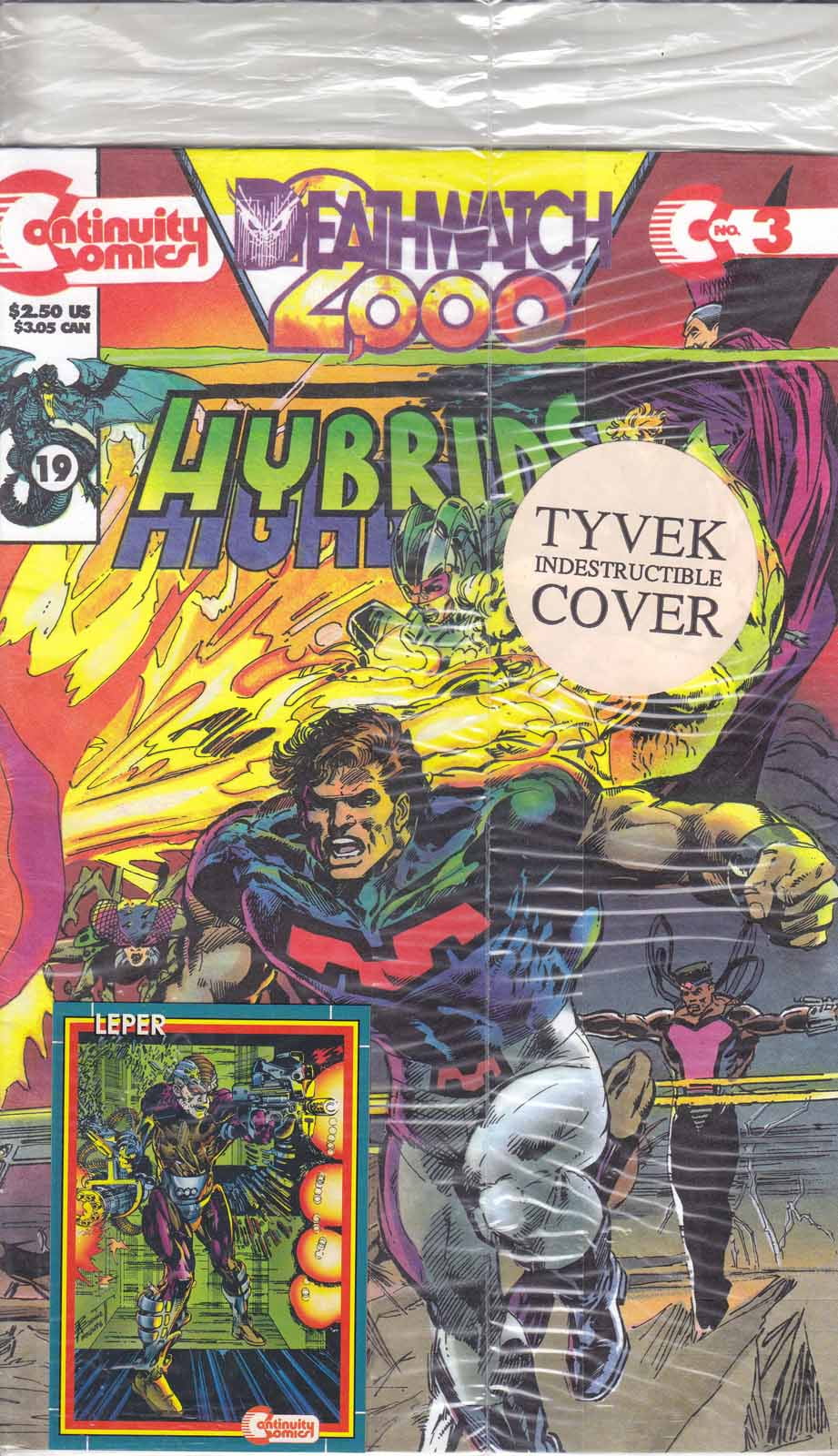 Hybrids (1st Series) #3E (with card) VF ; Continuity Comic Book ...