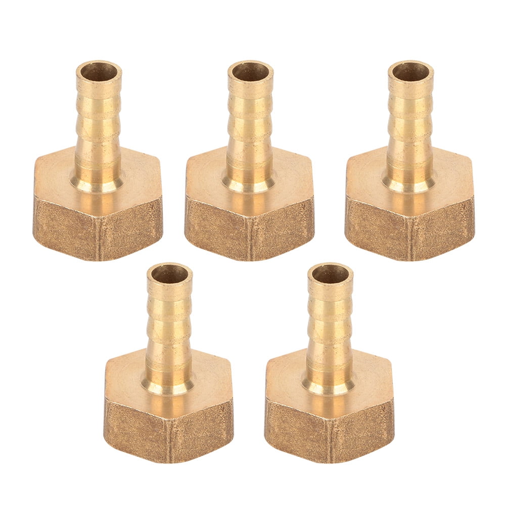 Hydanny 5-Pack 1/2in Barb Water Pump Connectors with 6mm Female Threads ...