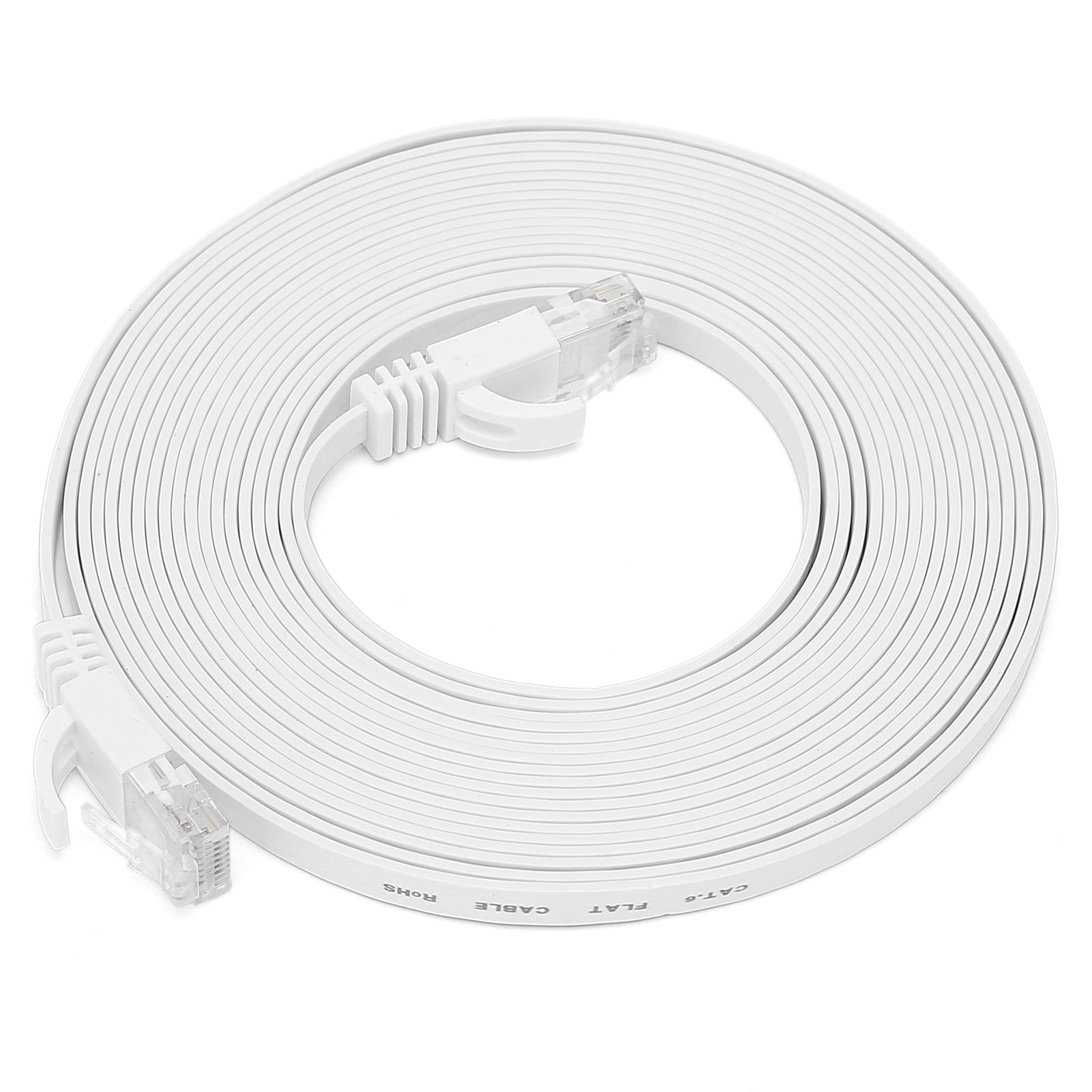 Hydanny 8-Core Twisted Pair Flat Copper Network Jumper 20 Meter CAT6 ...