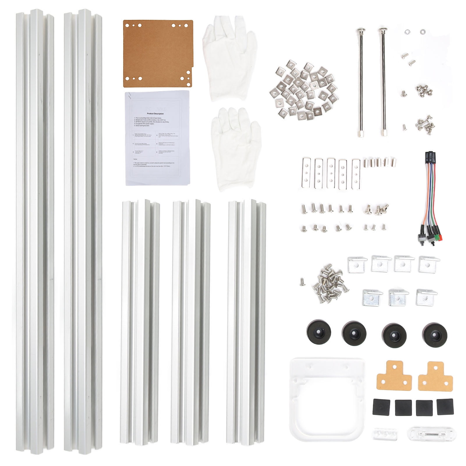 Hydanny ITX Computer Open Case Bracket Good Heat Dissipation Split ...