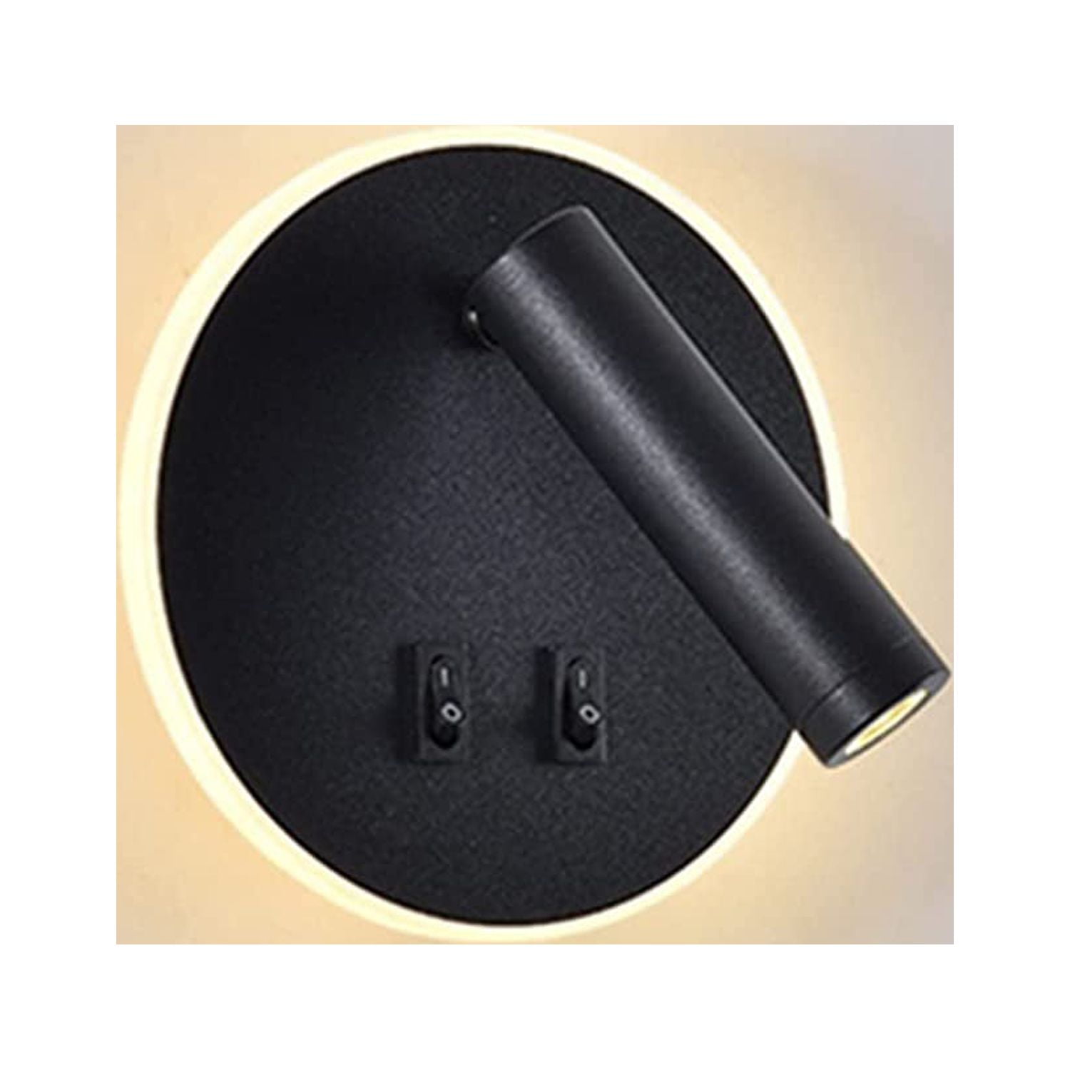 Adjustable Spot Wall Light, Bedside Reading Light with 12W LED (3W + 9W ...