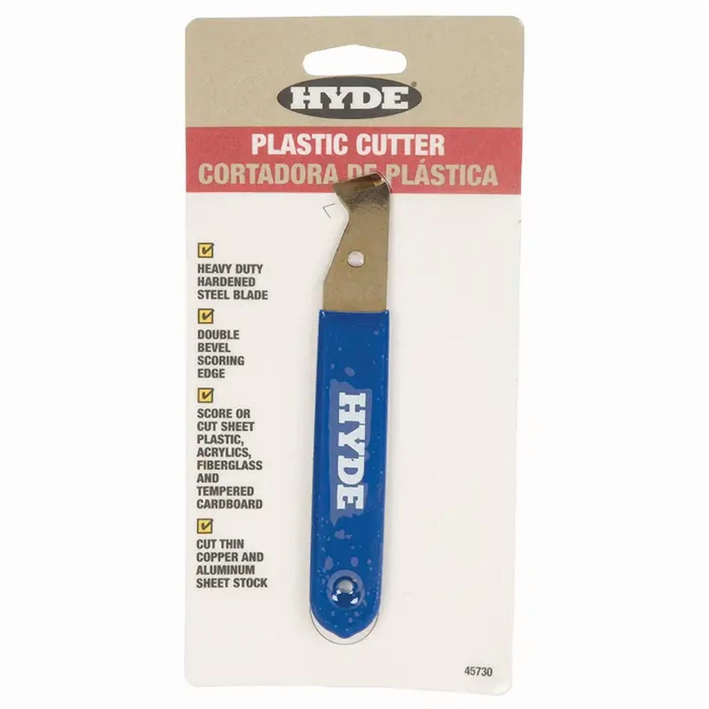 Hyde Tools 45730 Plastic, Acrylic, Fiberglass Cutter - Walmart.com