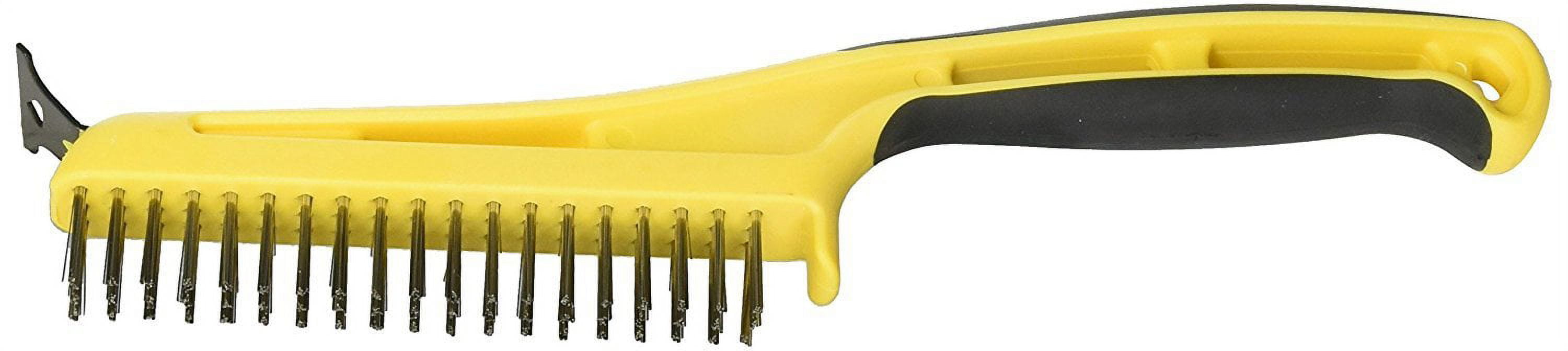 Hyde 46810 Wire Scrub Brush With Scraper, 1 Inch - Walmart.com